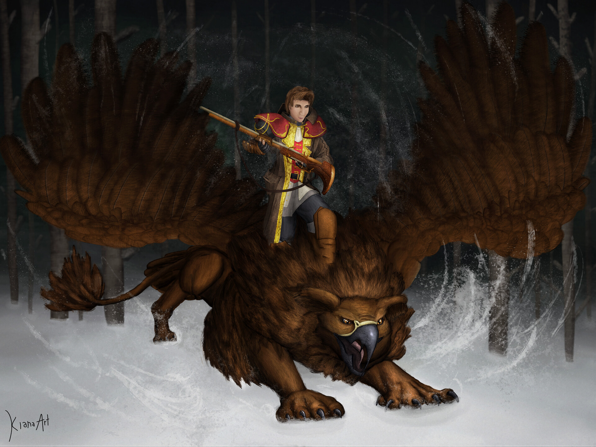 ArtStation - Companion: Griffon Dark