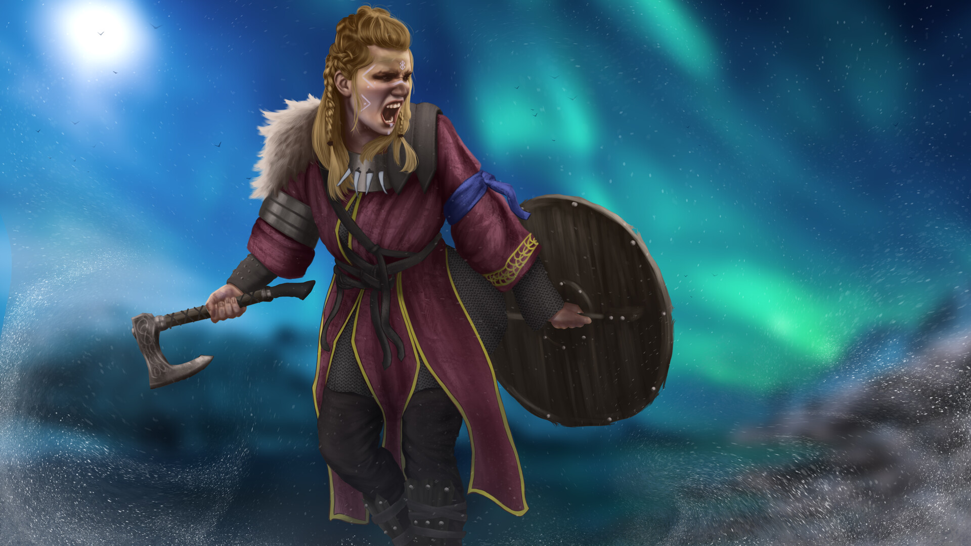 ArtStation - Viking Splash