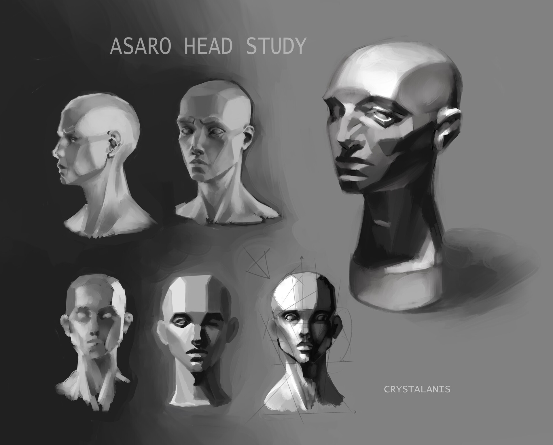 ArtStation - Asaro head study