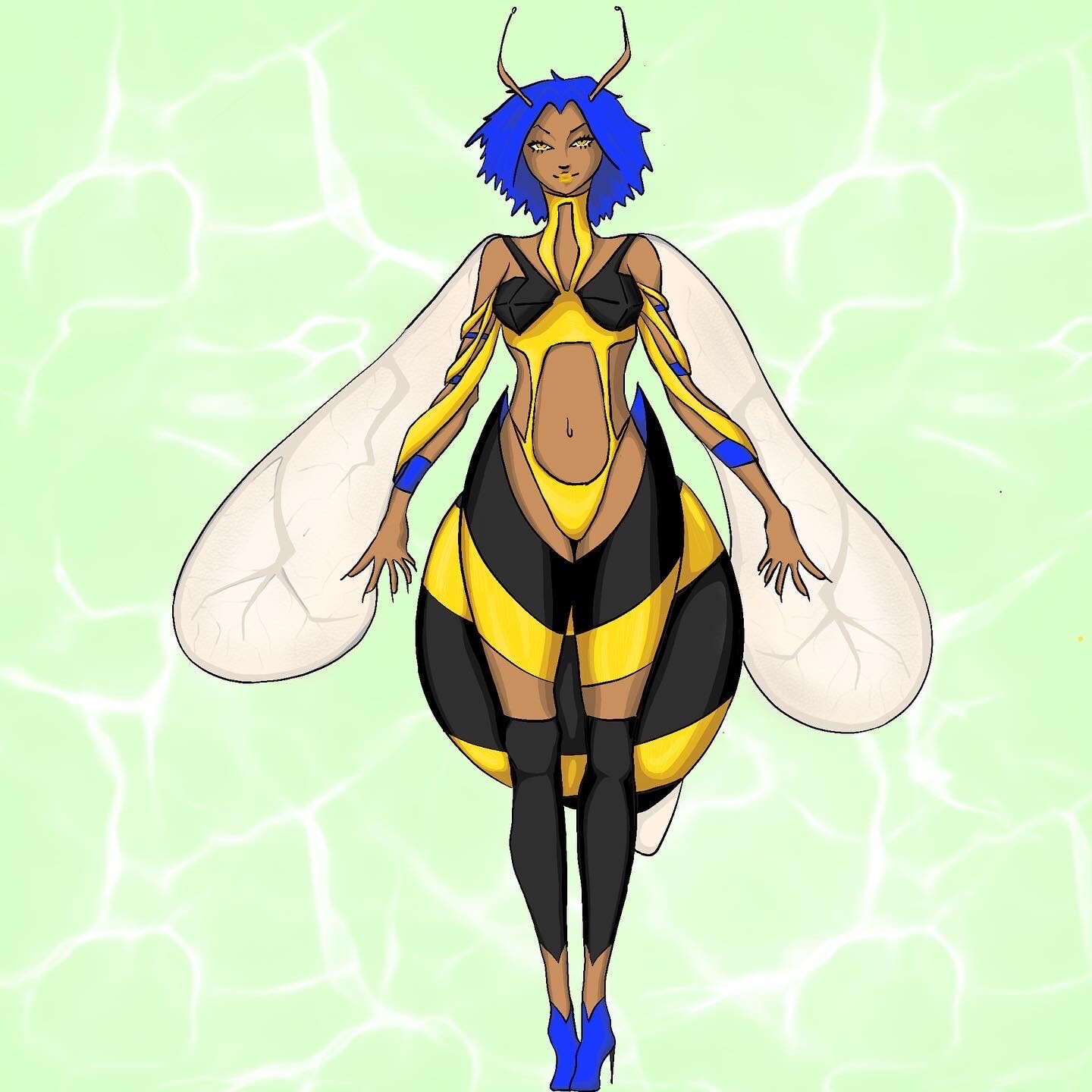 ArtStation - Bee woman 🐝