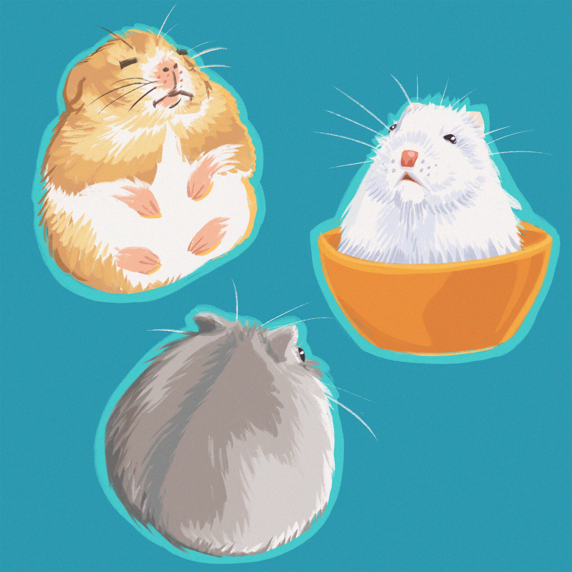 Natali Arvidsson - Cute Animal Illustrations