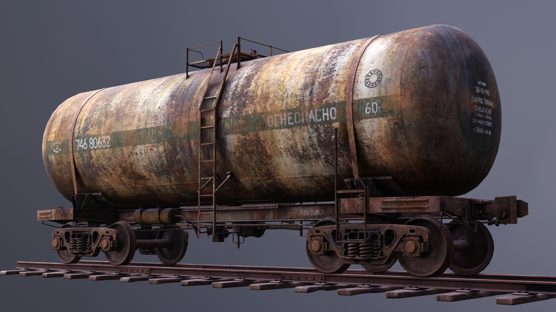 ArtStation - Railway tank car