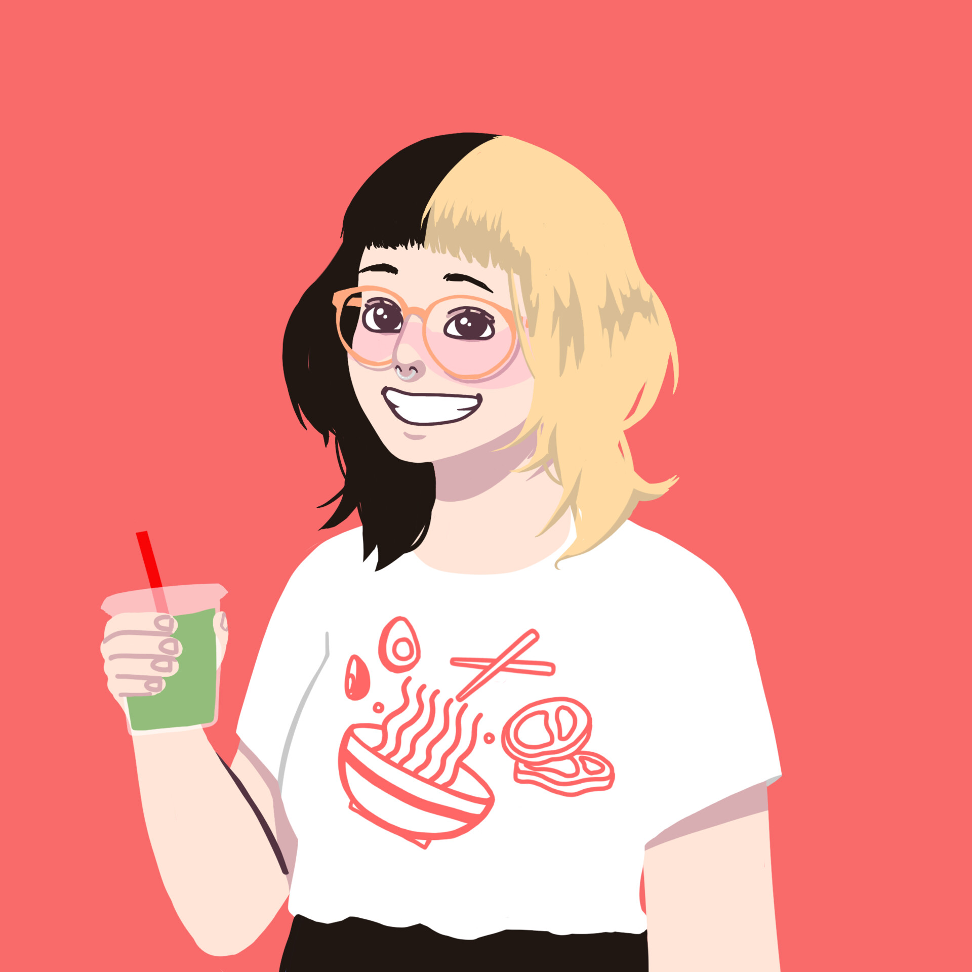 Victória Falcão - flat portrait