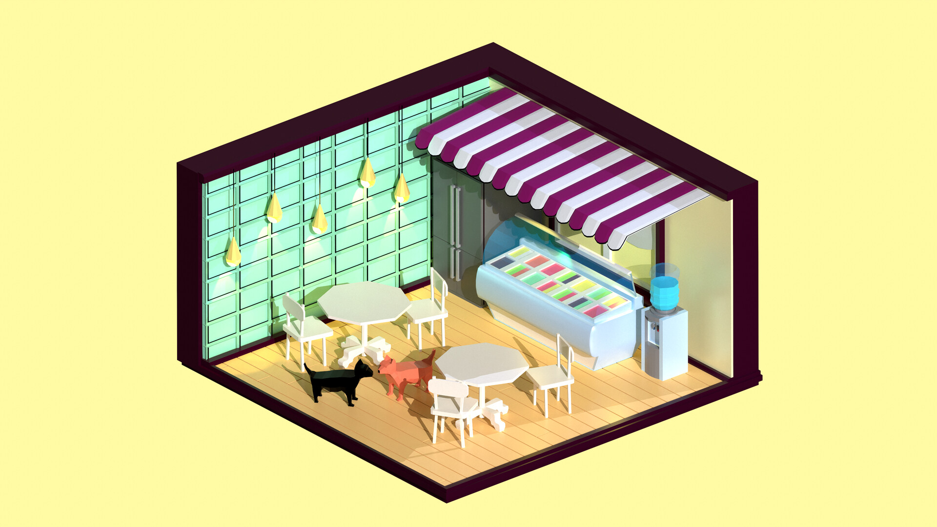 ArtStation - Ice-cream shop