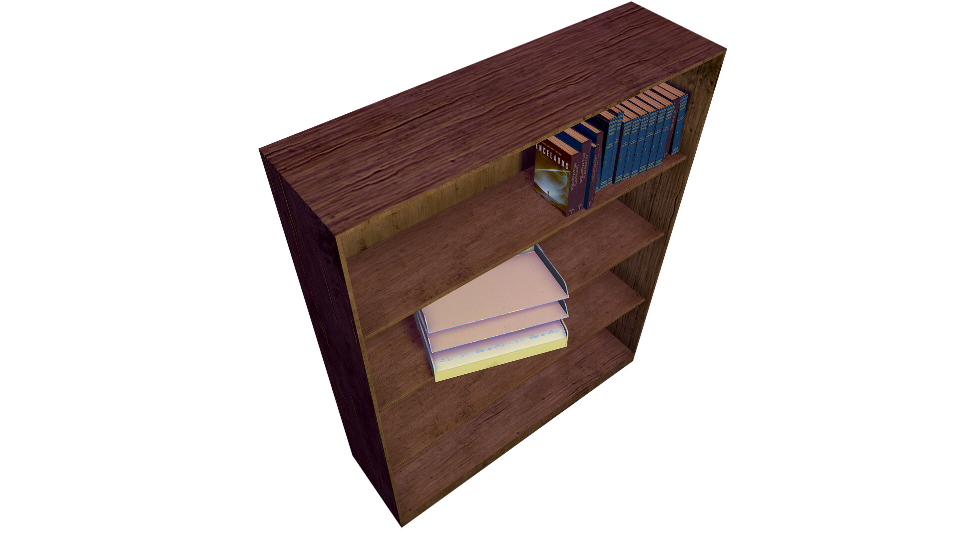 ArtStation - Bookshelf and props