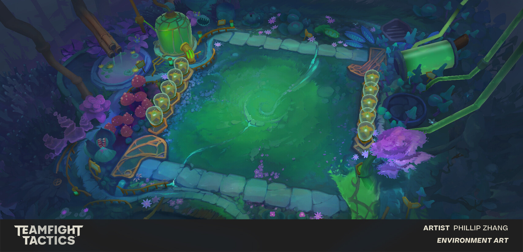 Phillip Zhang 泽彦 - Zaun Garden- Neon Nights - Teamfight Tactics