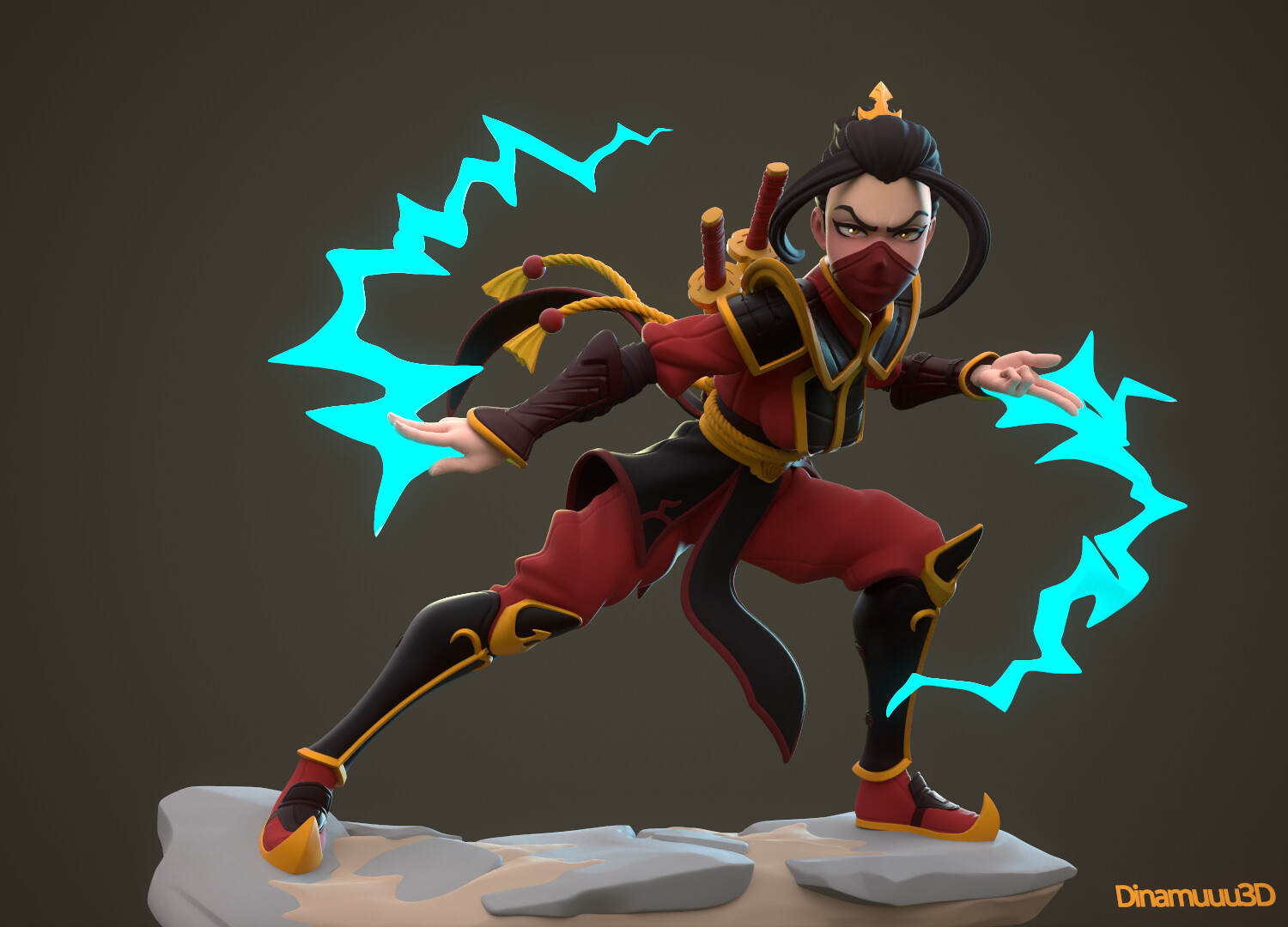 Dinamuuu 3D - Azula 3D Print Model STL