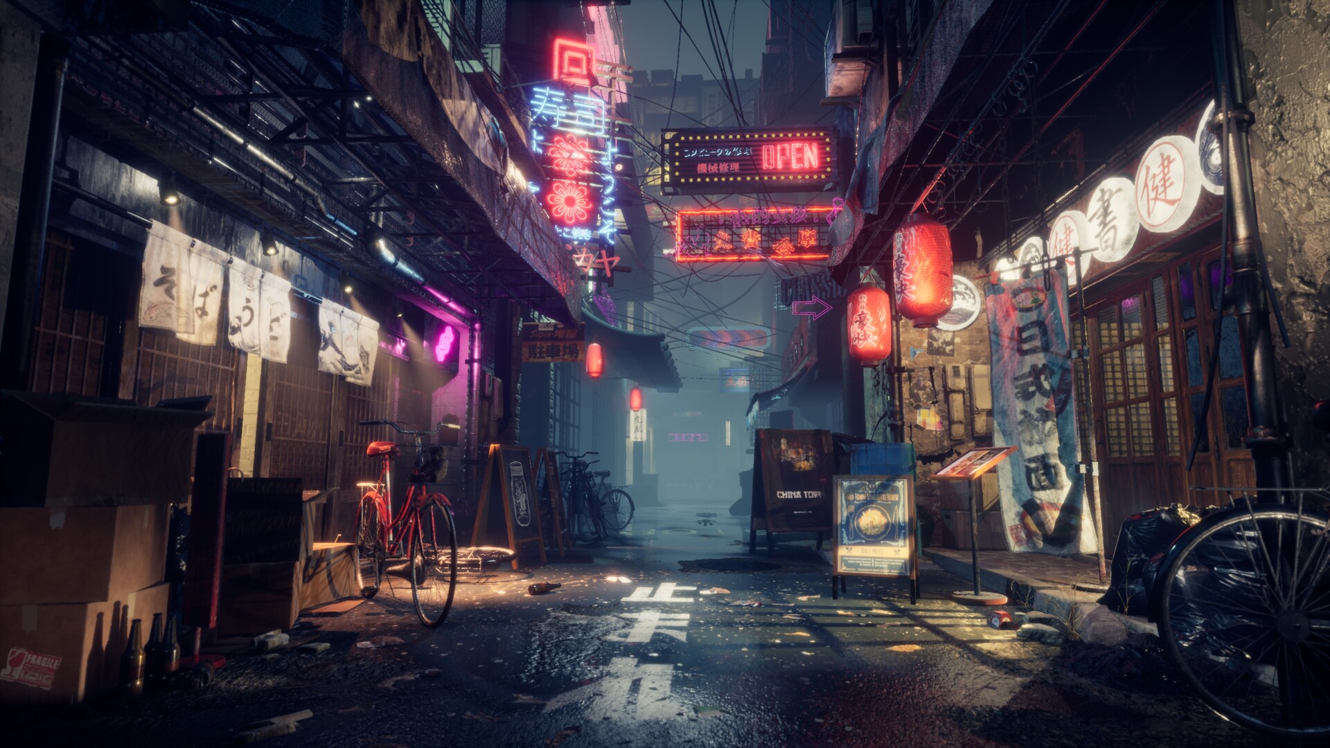 ArtStation - Japanese Alley