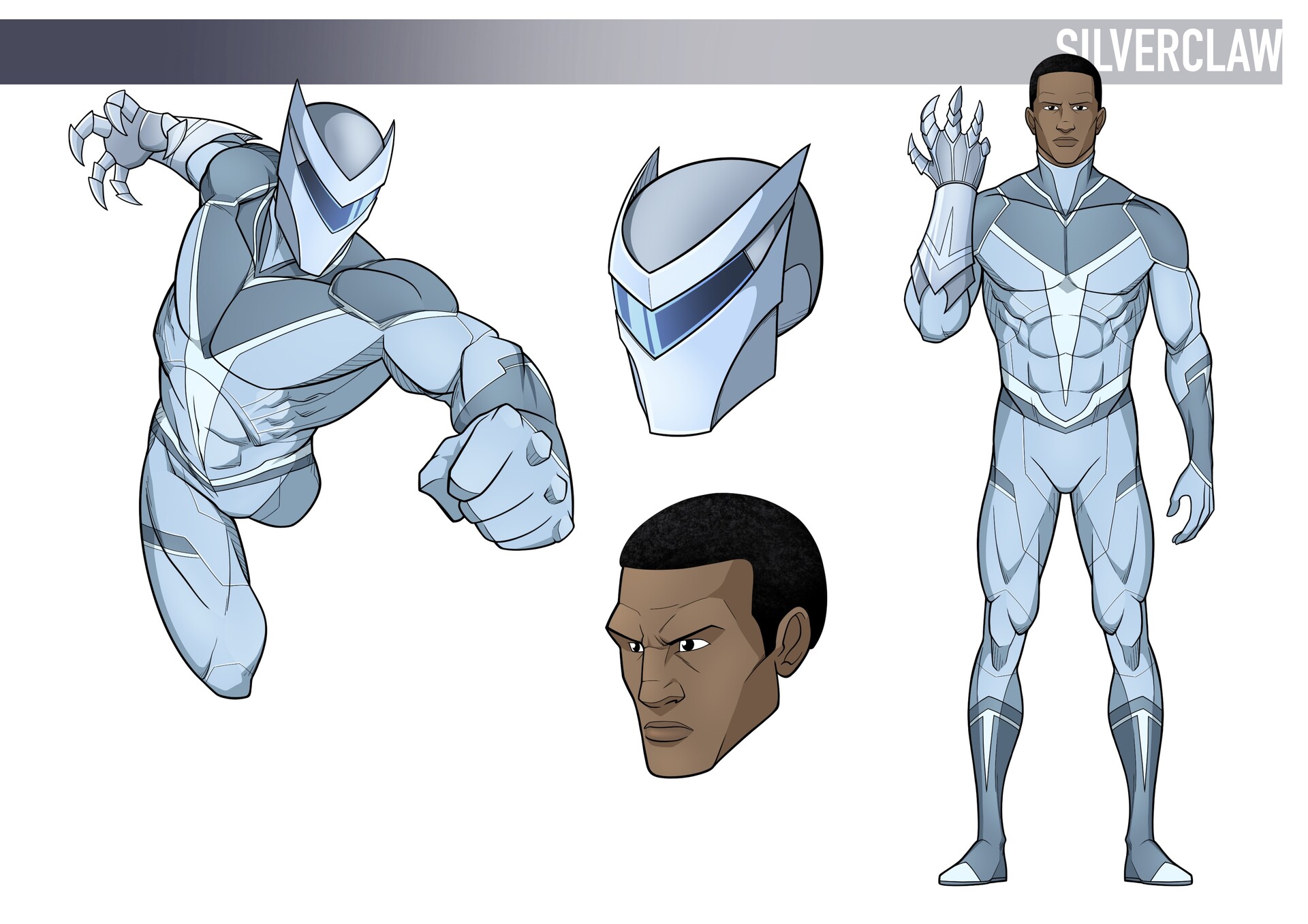 ArtStation - Character sheet - Silverclaw