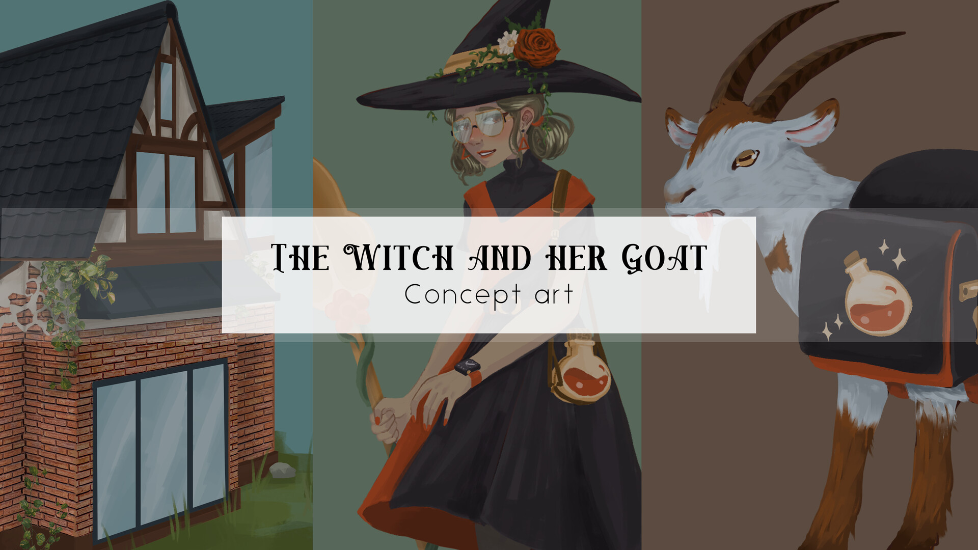 ArtStation - The Witch and her Goat - Concept art