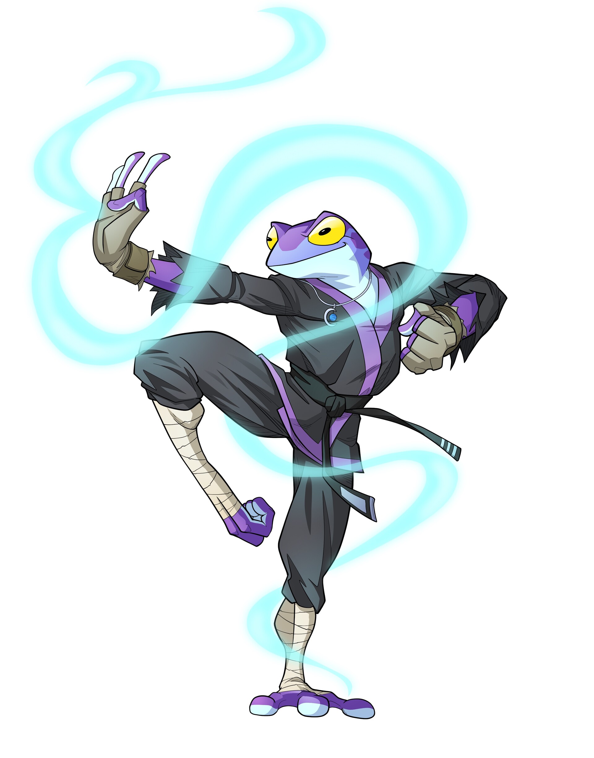 ArtStation - Karate frog