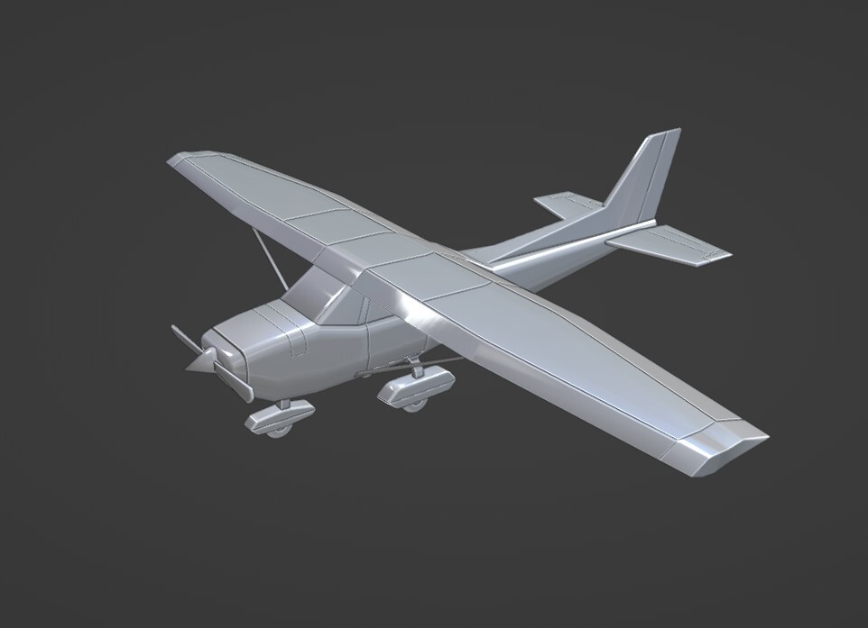 ArtStation - poorly modelled plane :)