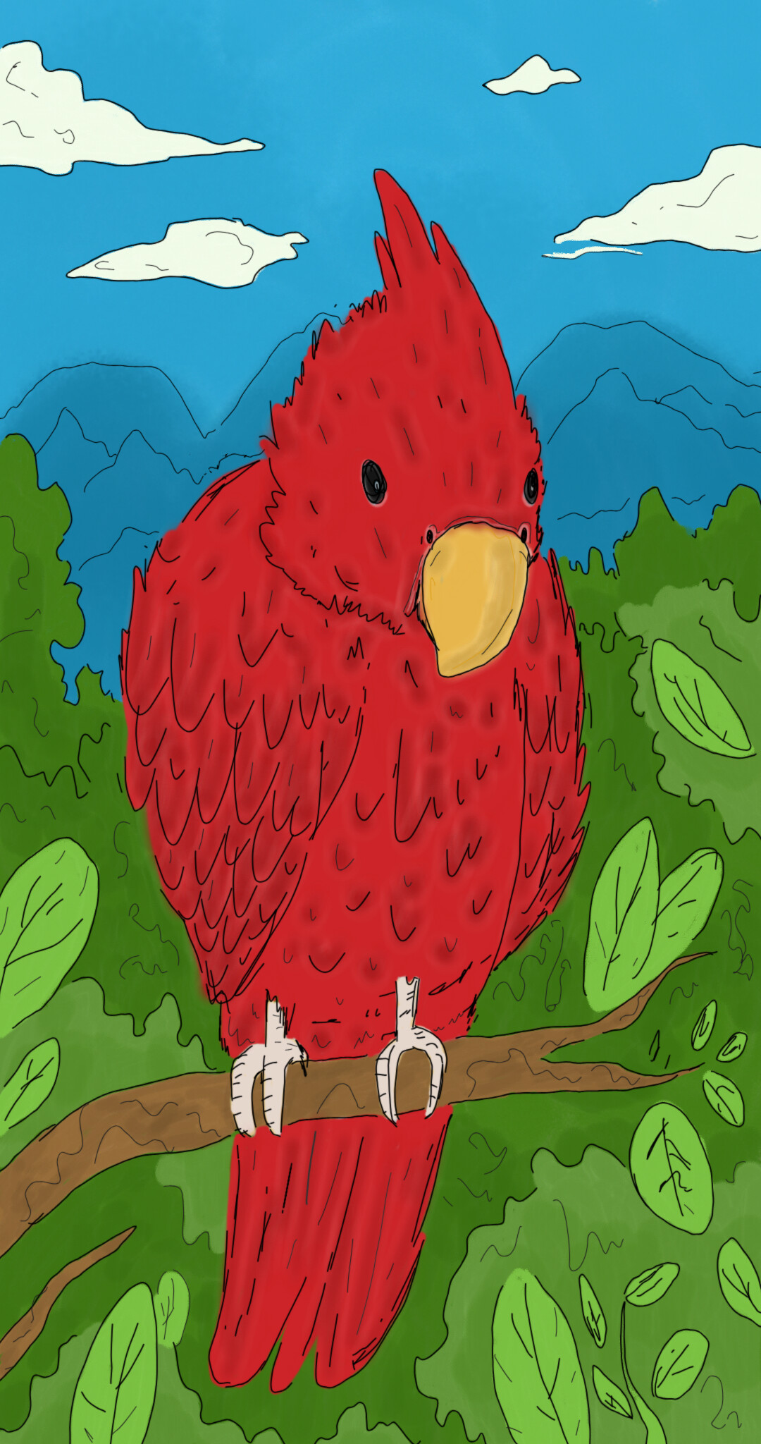 ArtStation - Red Bird