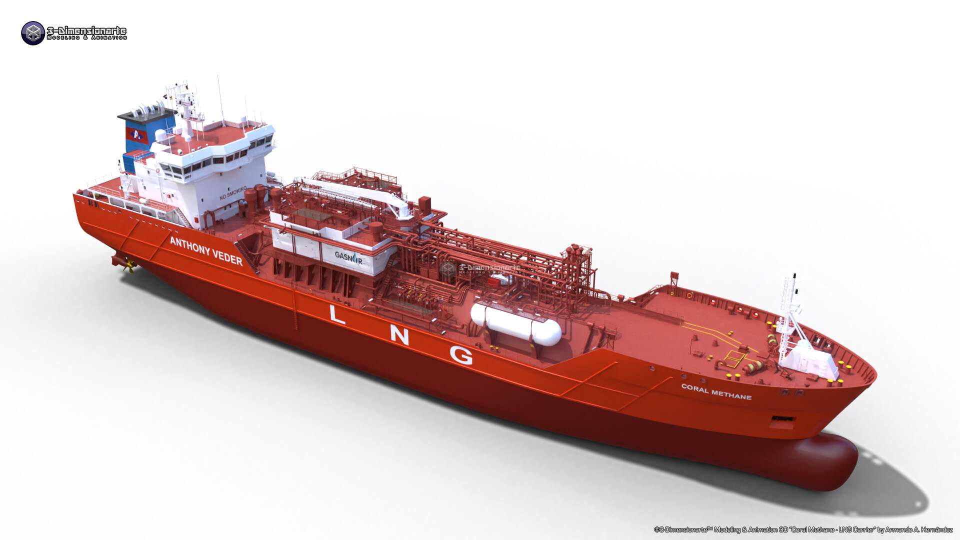 Armando A. Hernández - "Coral Methane" - LNG / LPG / LEG Carrier