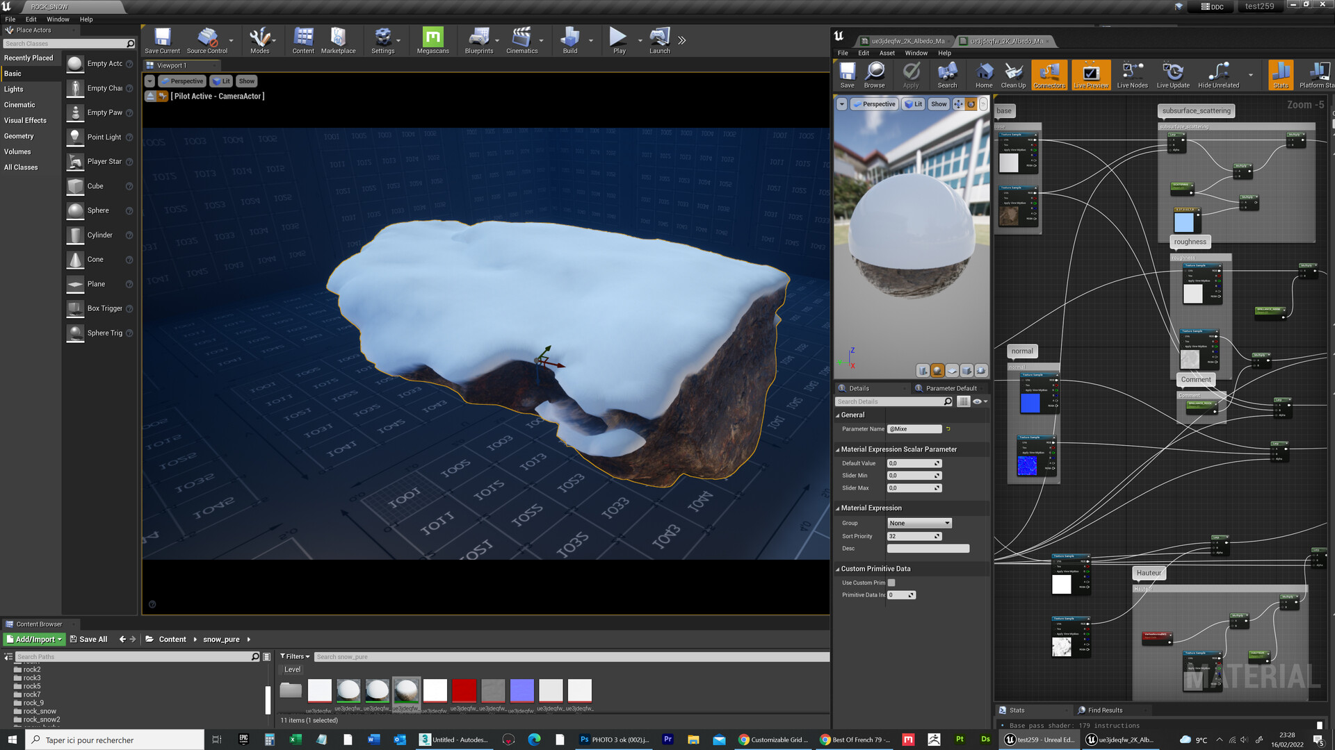 ArtStation - Procedural and dynamic snow material