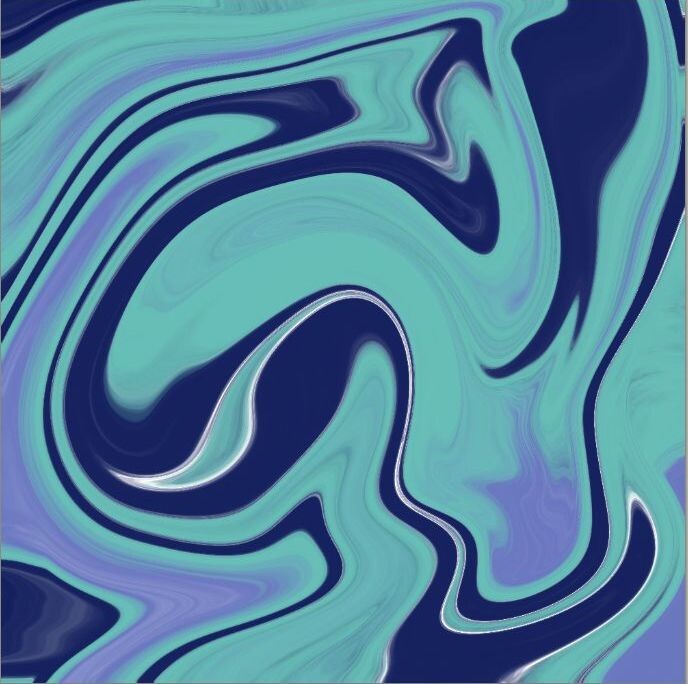 ArtStation - blue abstract