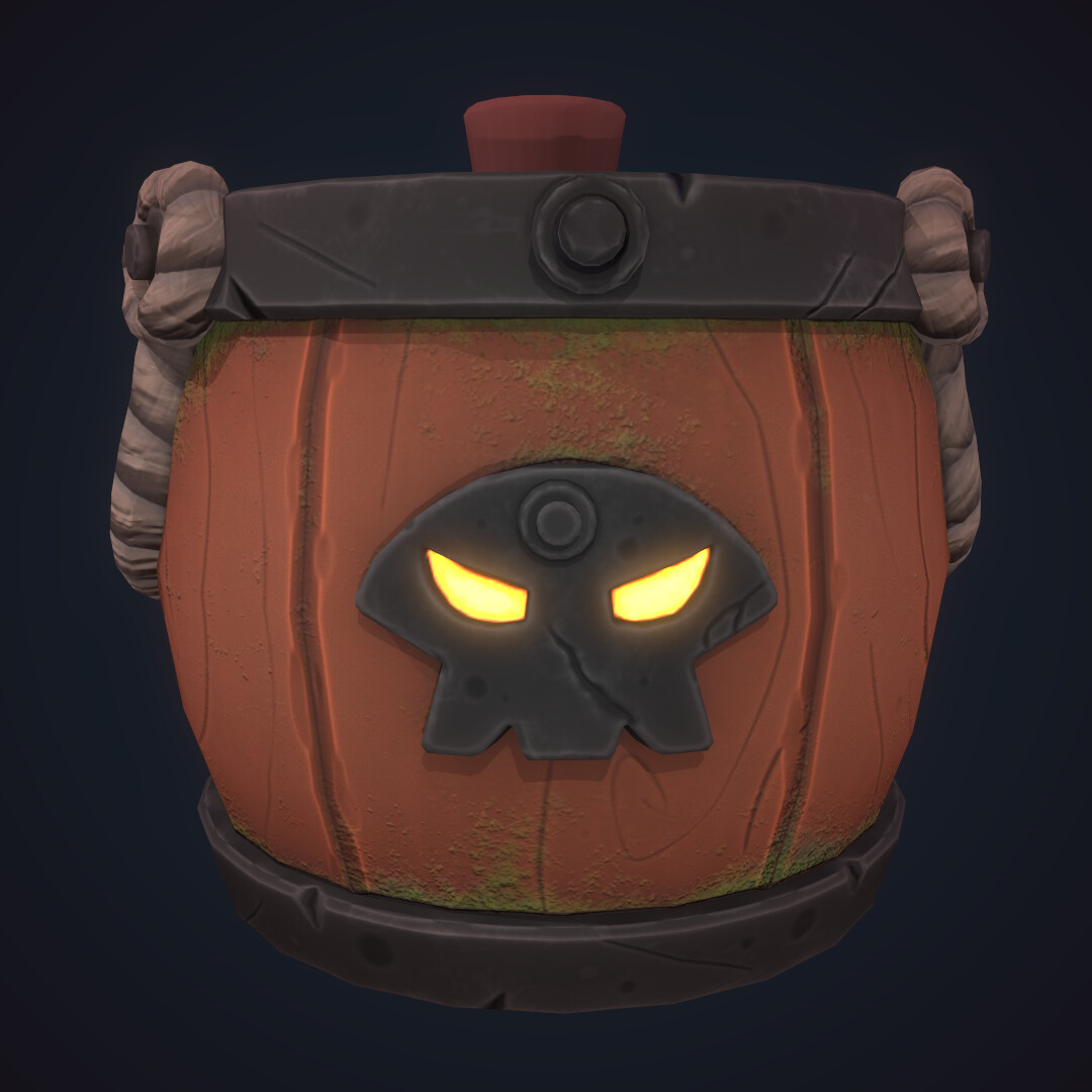 ArtStation - Stylized Barrel