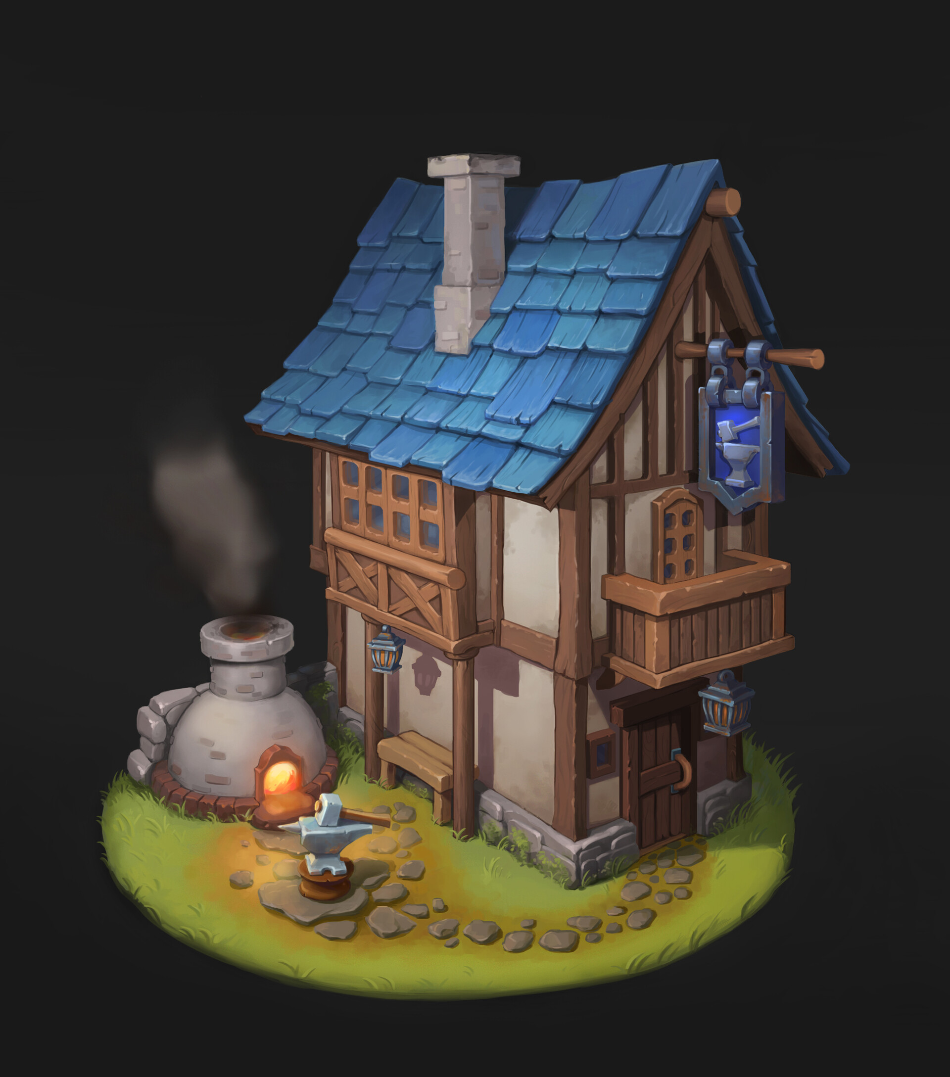 ArtStation - Blacksmith's House