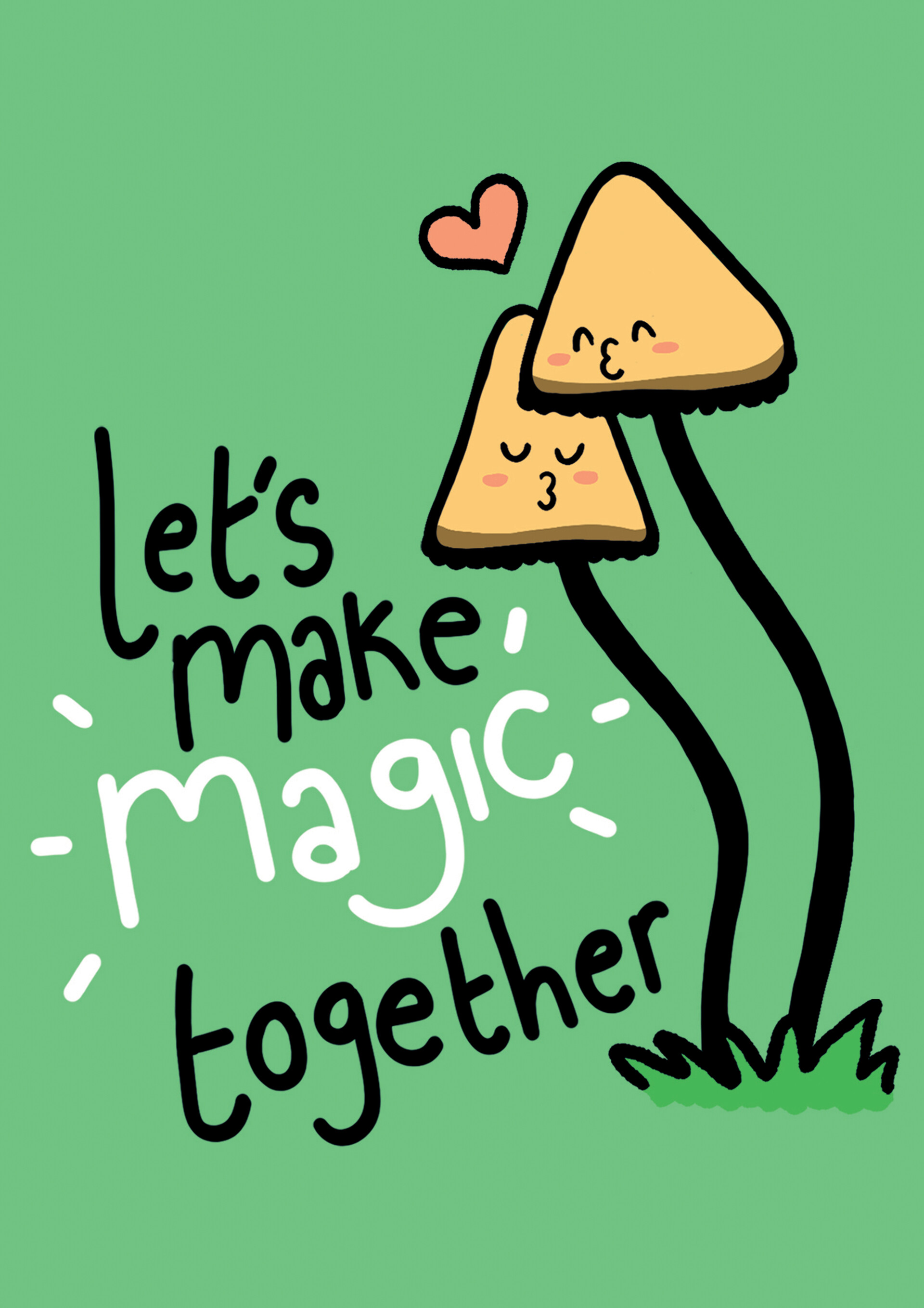 ArtStation - Greetings Card design "Make Magic Together"