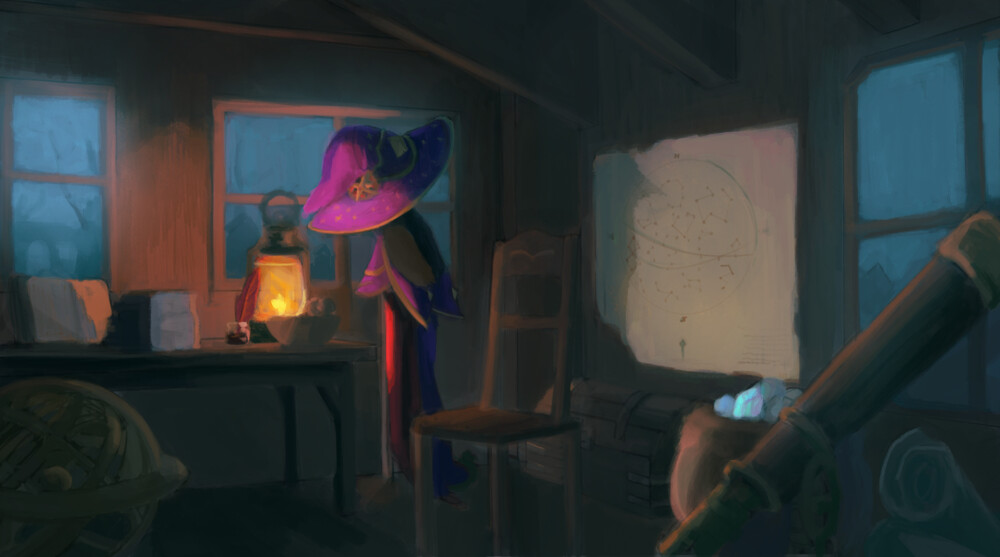 ArtStation - RCAD Illustration invented interior