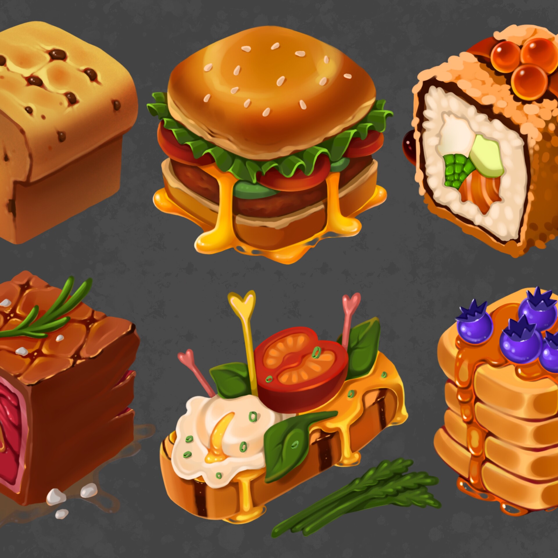 ArtStation - More food 🍲