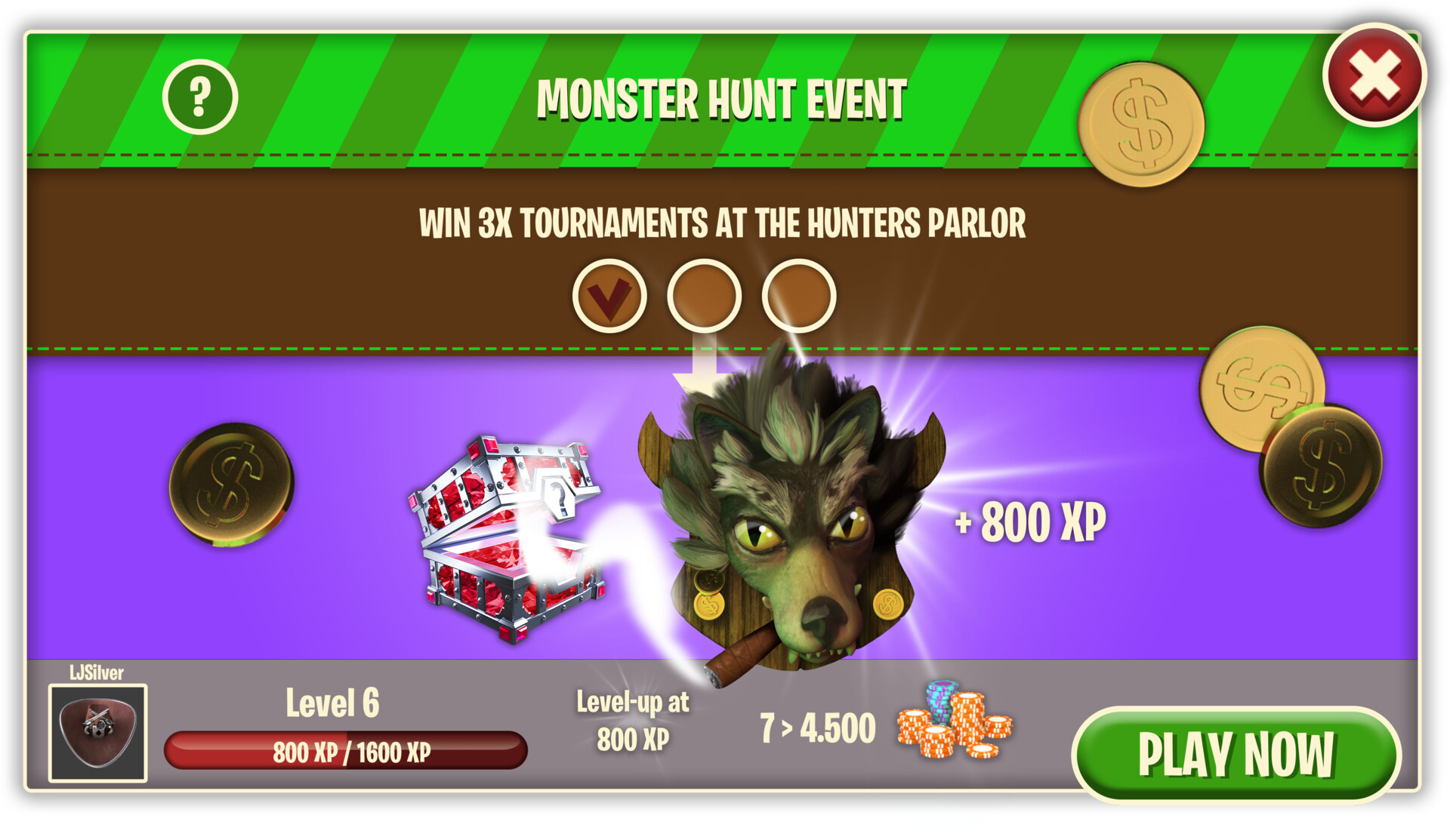 ArtStation - Gambling Game UI Study