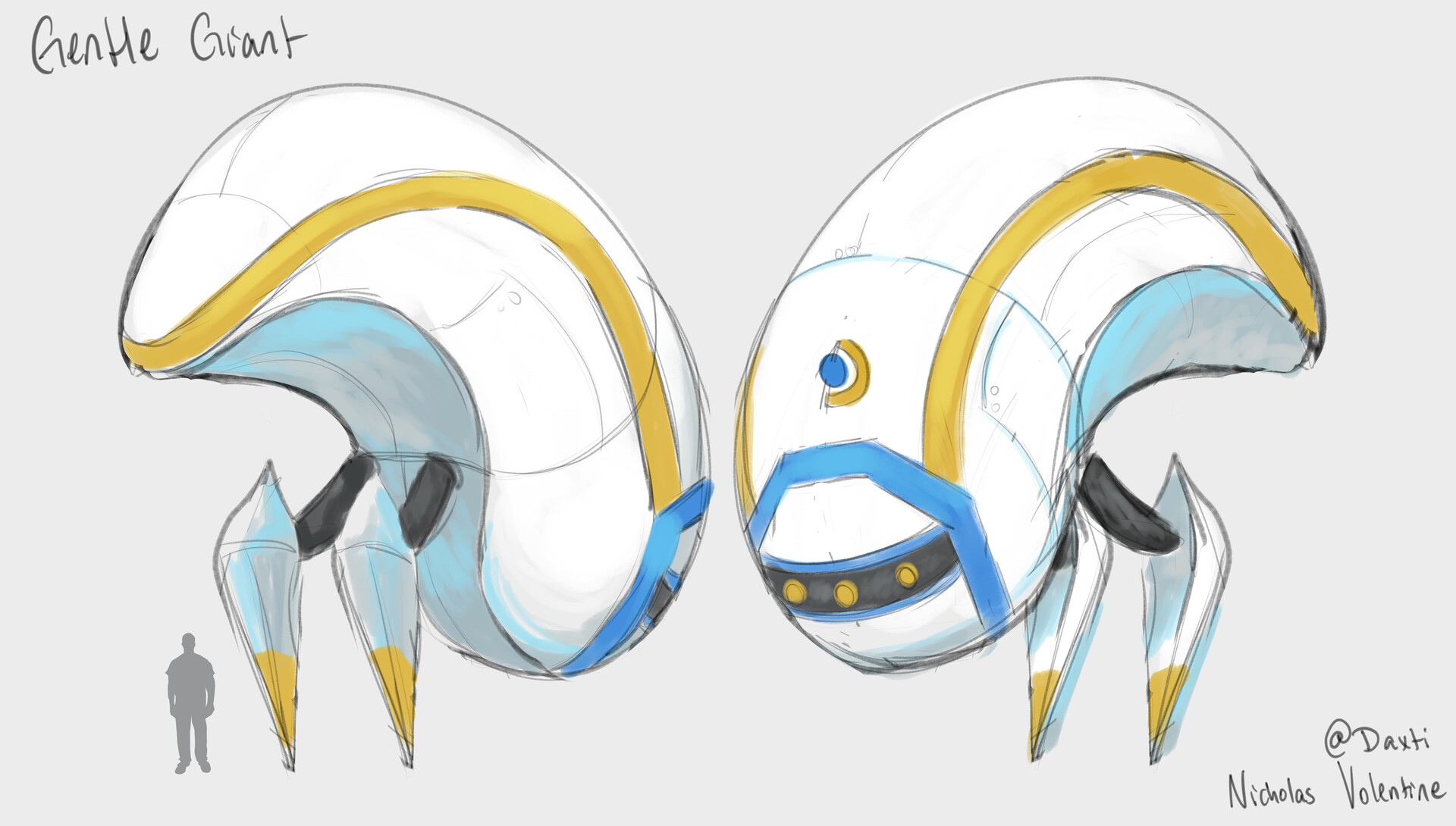 ArtStation - Gentle Giant [Sketch]