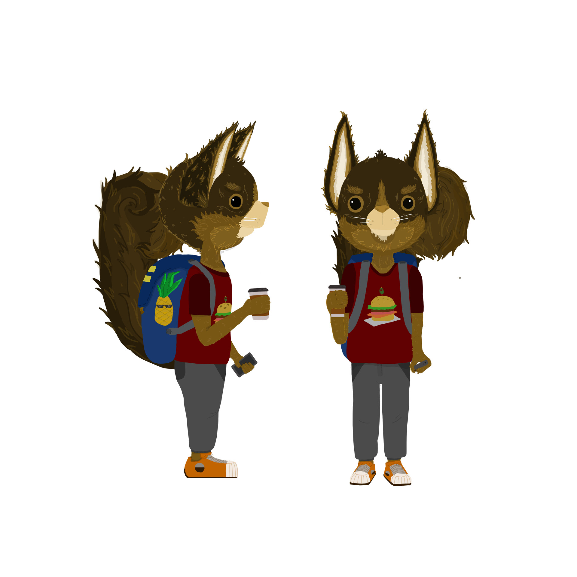 ArtStation - Sam the Squirrel