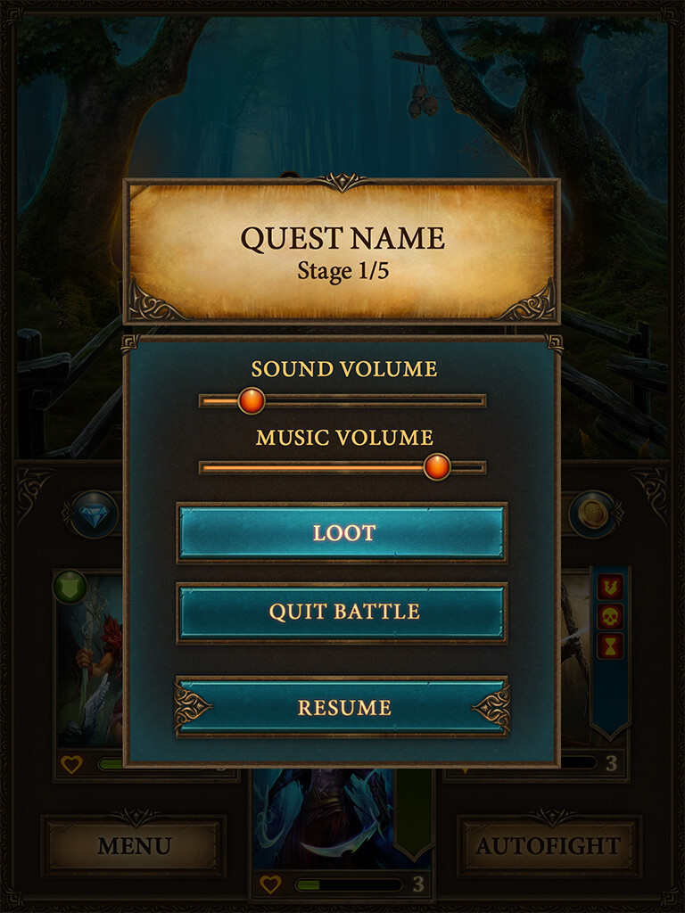 ArtStation - Game UI