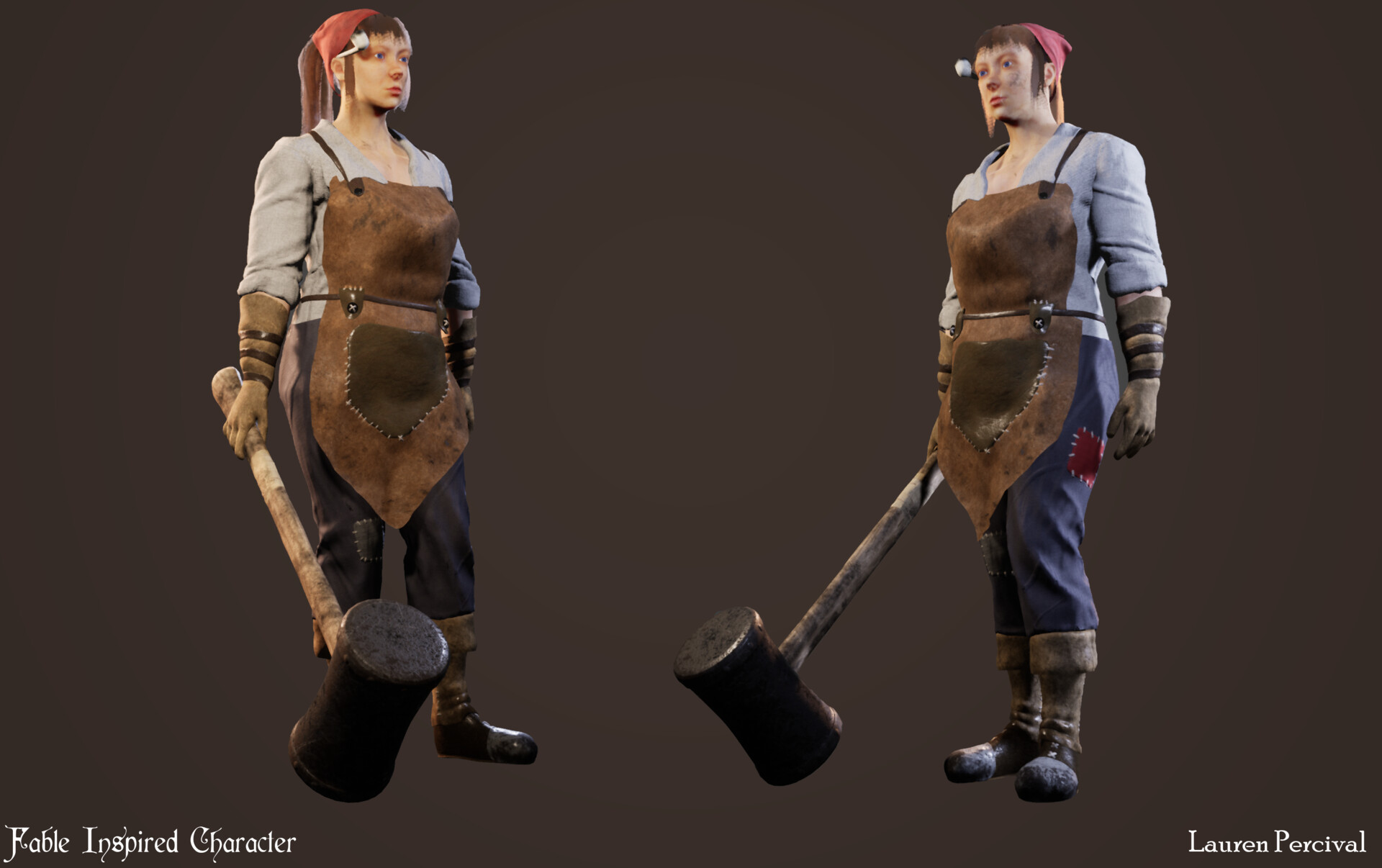 Lauren Percival - Fable-inspired Realtime Character