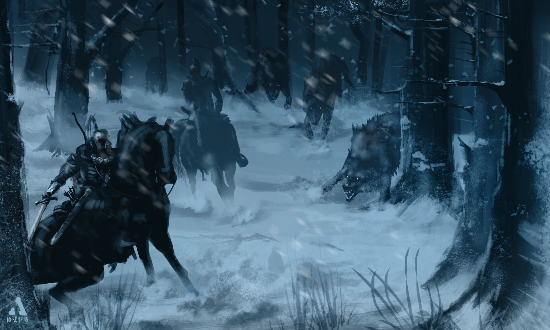 ArtStation - Cold Hunters