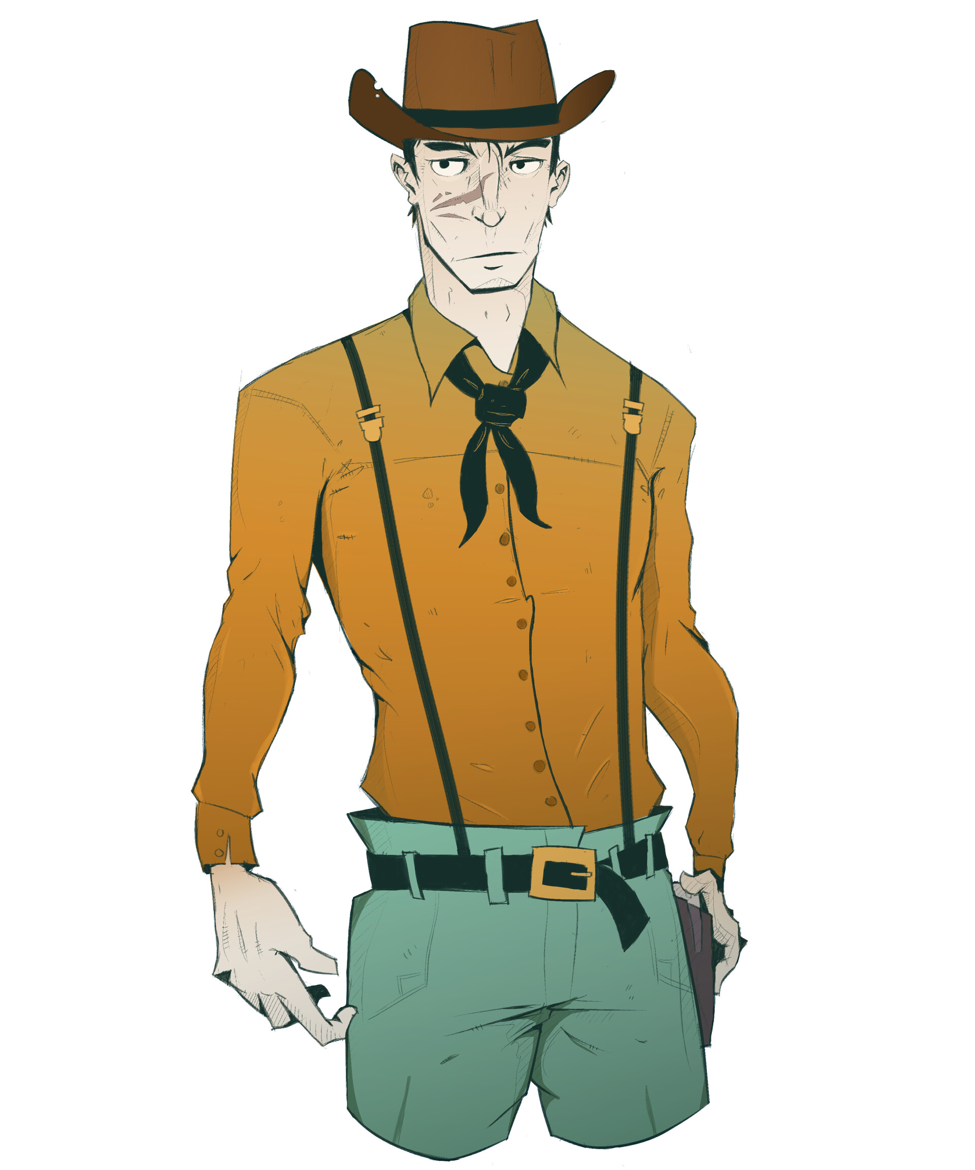 ArtStation - Yellow Cowboy.
