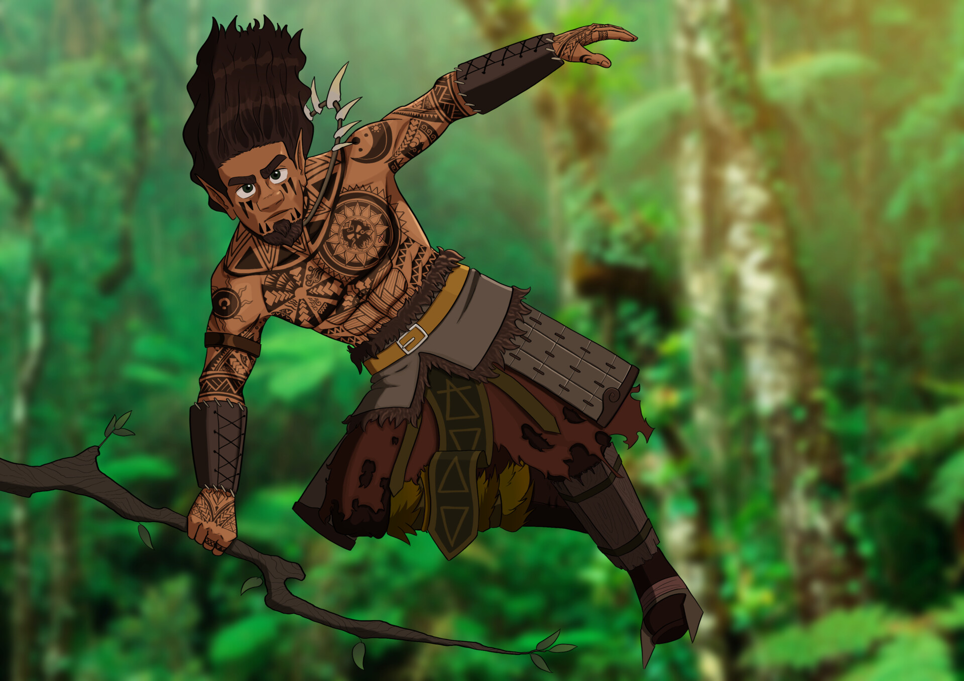 ArtStation - Thalion, autumn blade - Eirendor Character