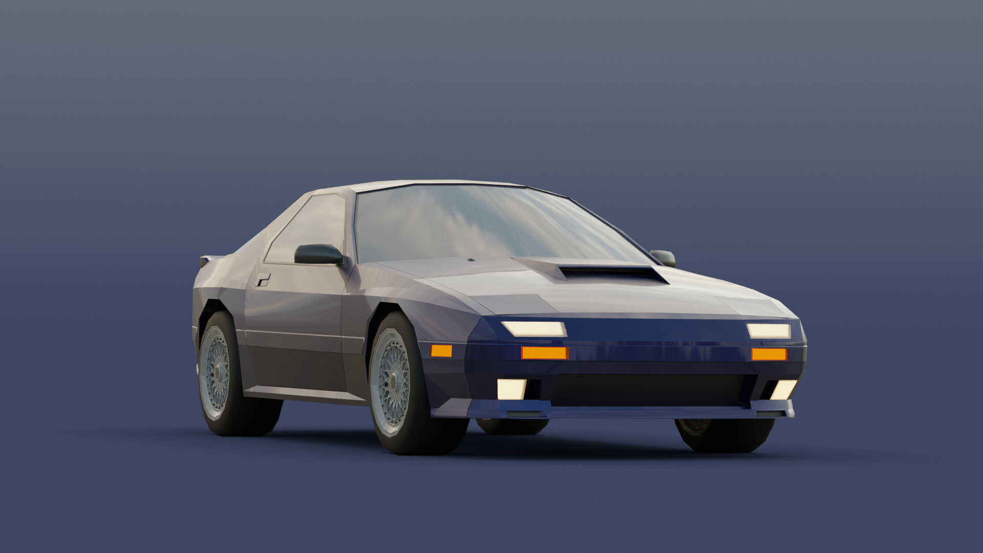 ArtStation - Low-Poly Game Ready Mazda RX-7 (FC3S)