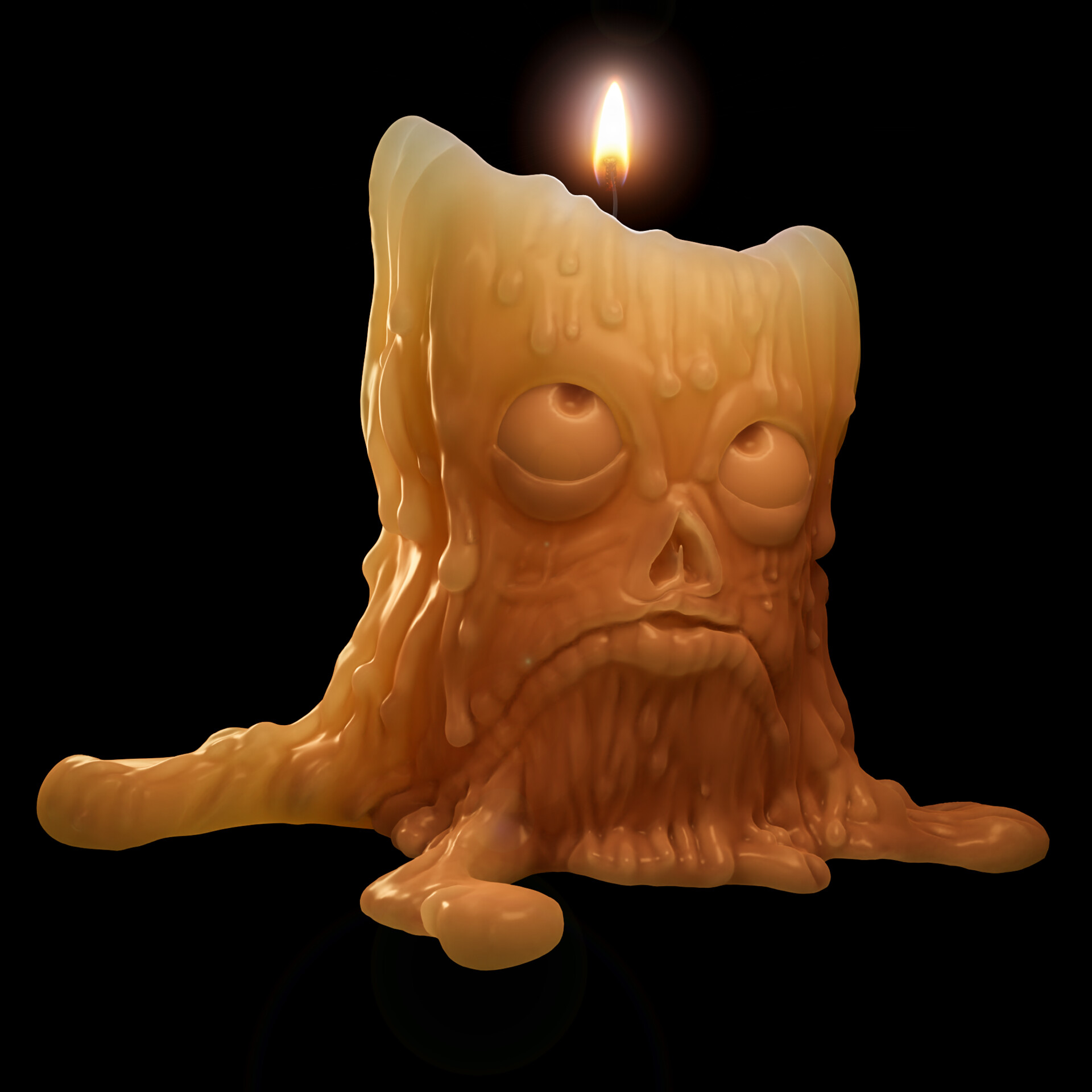 ArtStation - Candle Creature