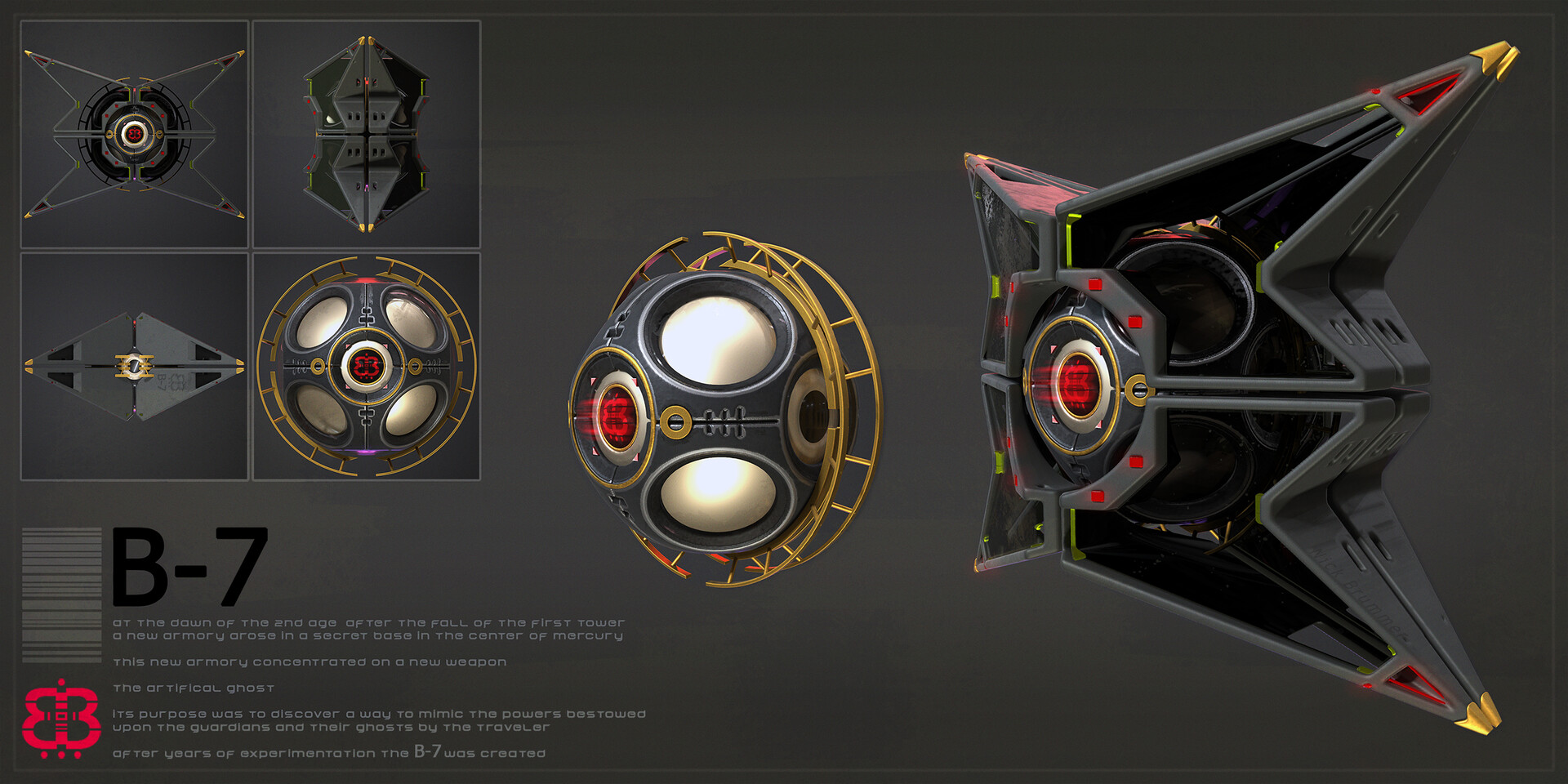 ArtStation - Ghost Shell B-7