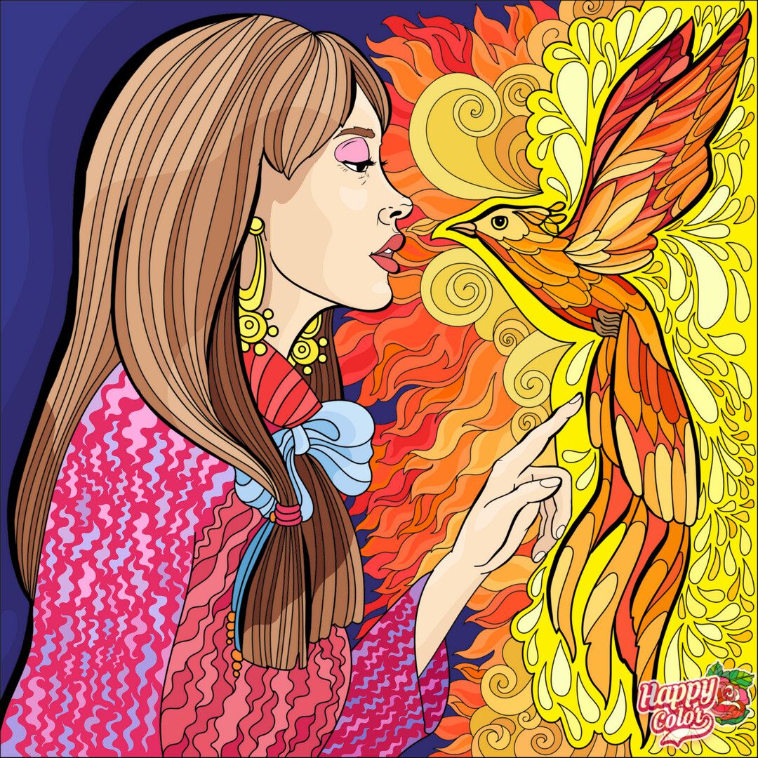 ArtStation - Phoenix fire kiss