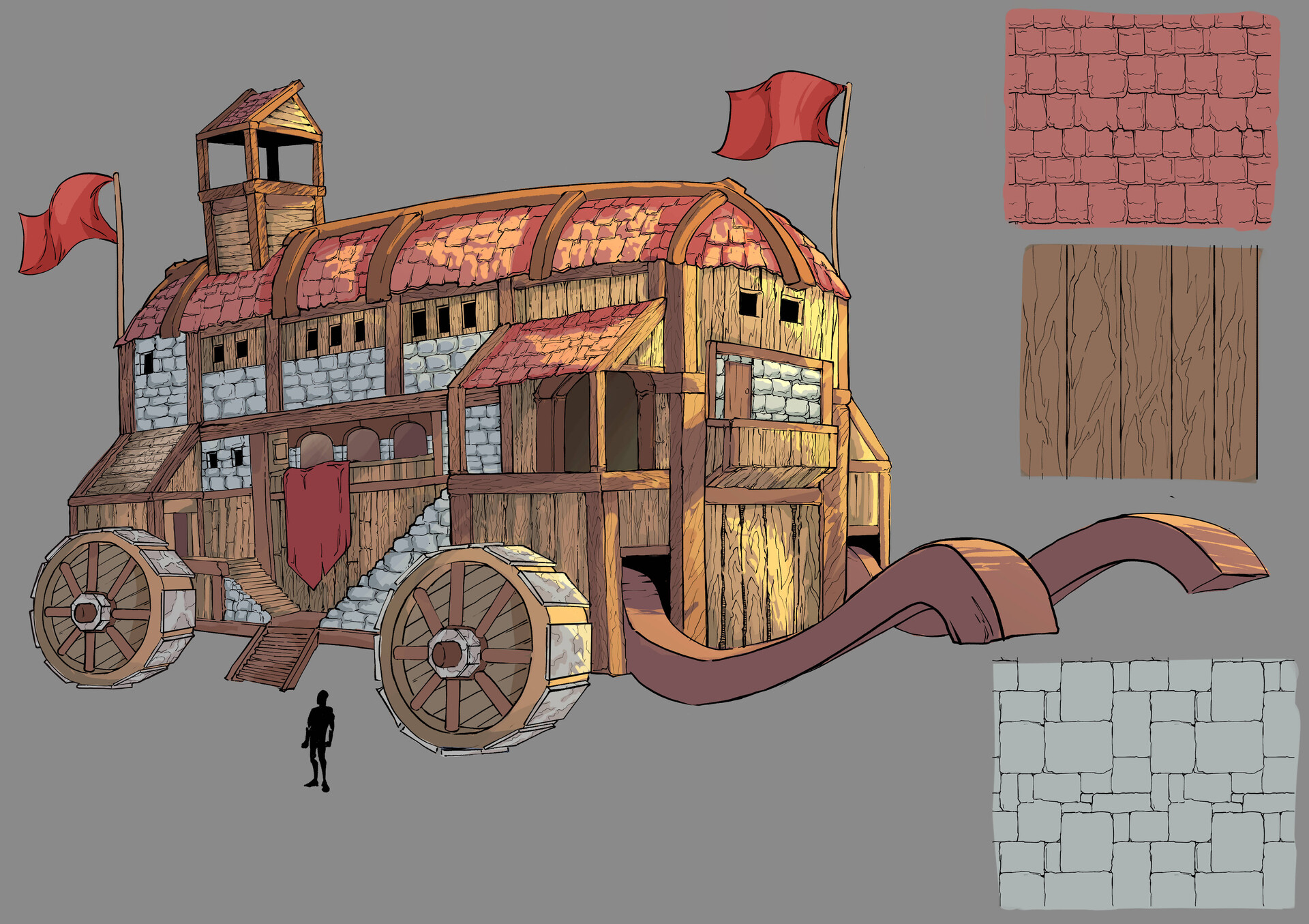 ArtStation - Caravan Longhouse