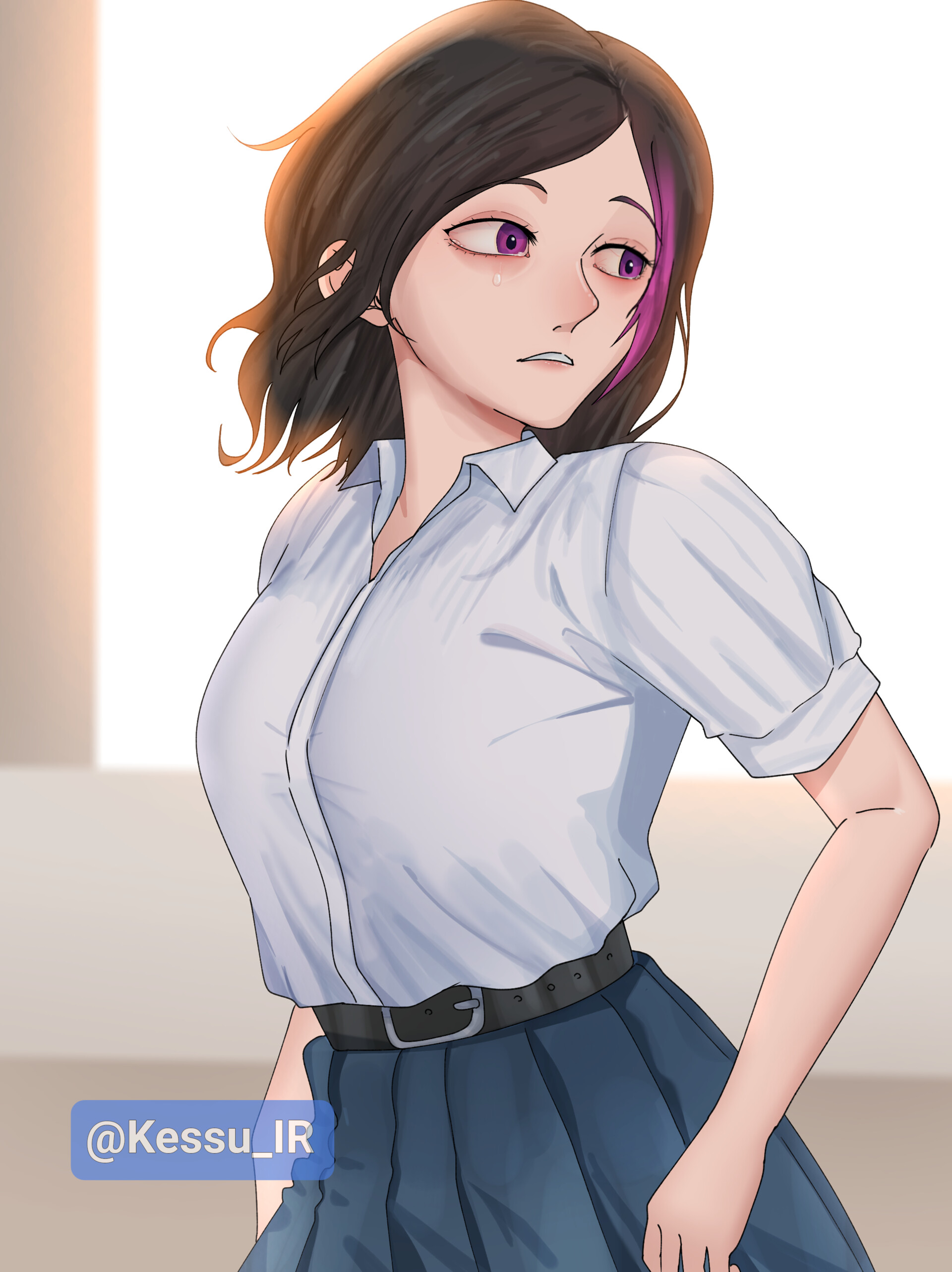 ArtStation - A Girl Crying