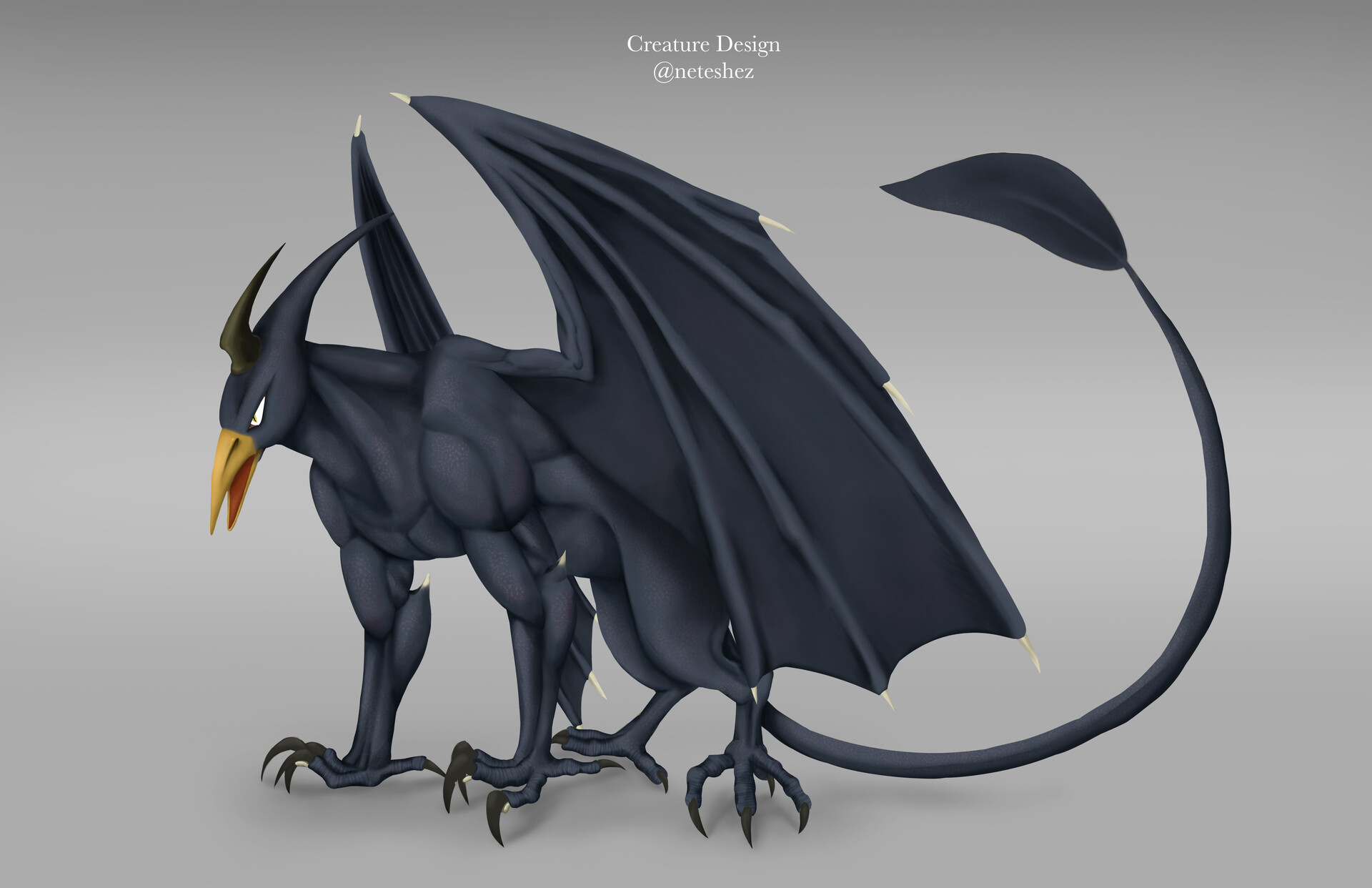 ArtStation - (SCROLL THRU) Creature Design - Life Drawing III Assignment 1