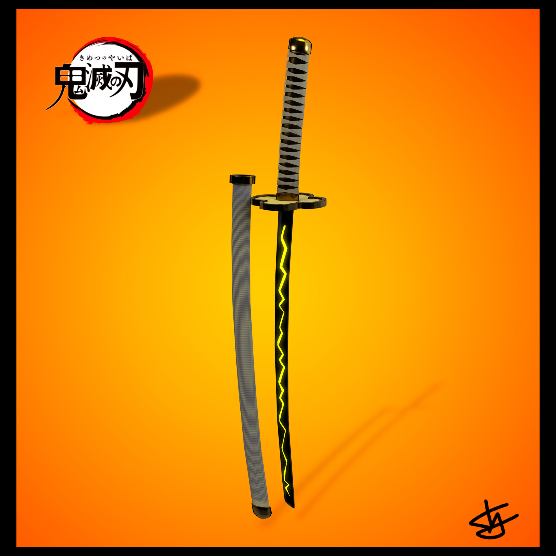 ArtStation - ZENITSU LONGSWORD