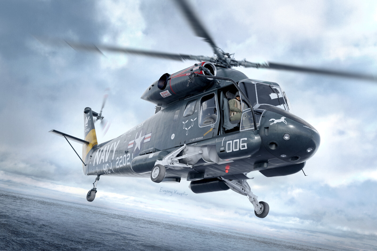 ArtStation - Kaman UH-2C Seasprite