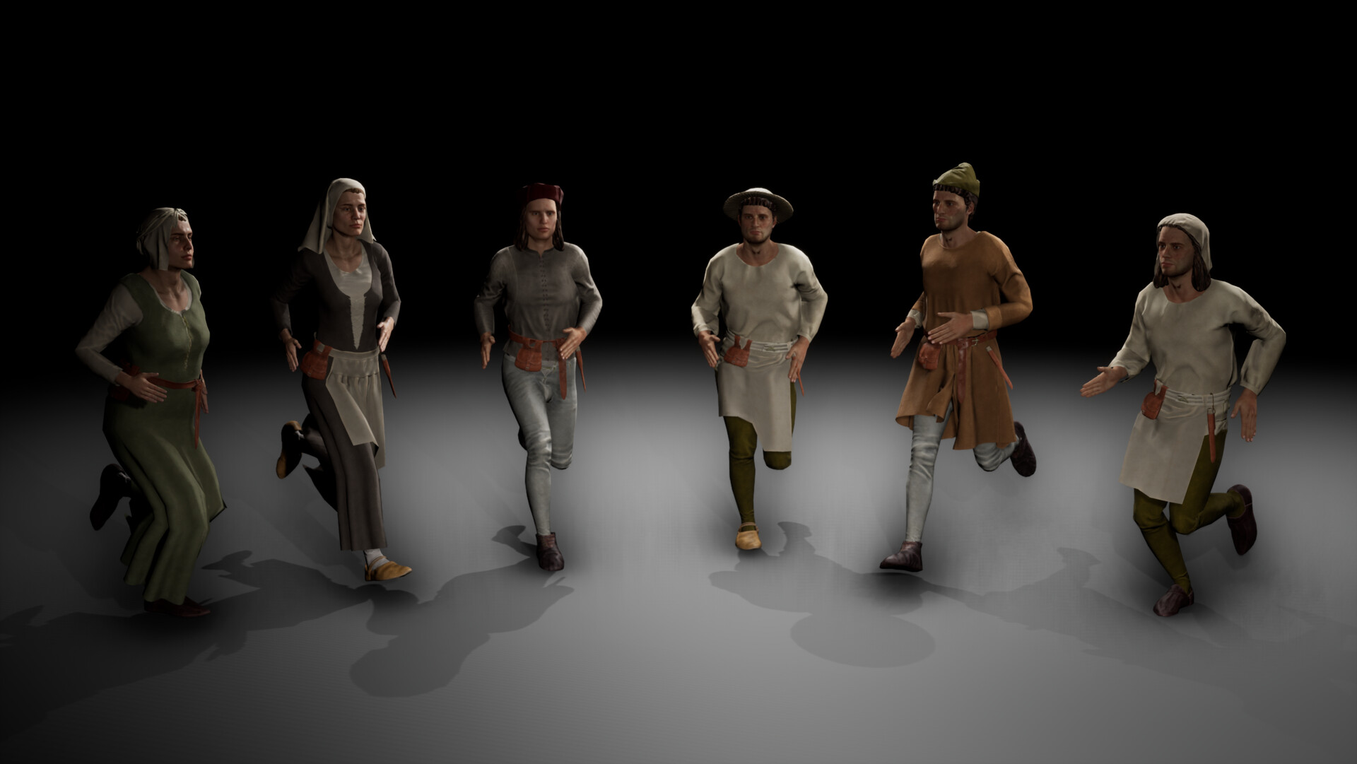 Wessex Archaeology - Early 16th Century Medieval Characters for VR