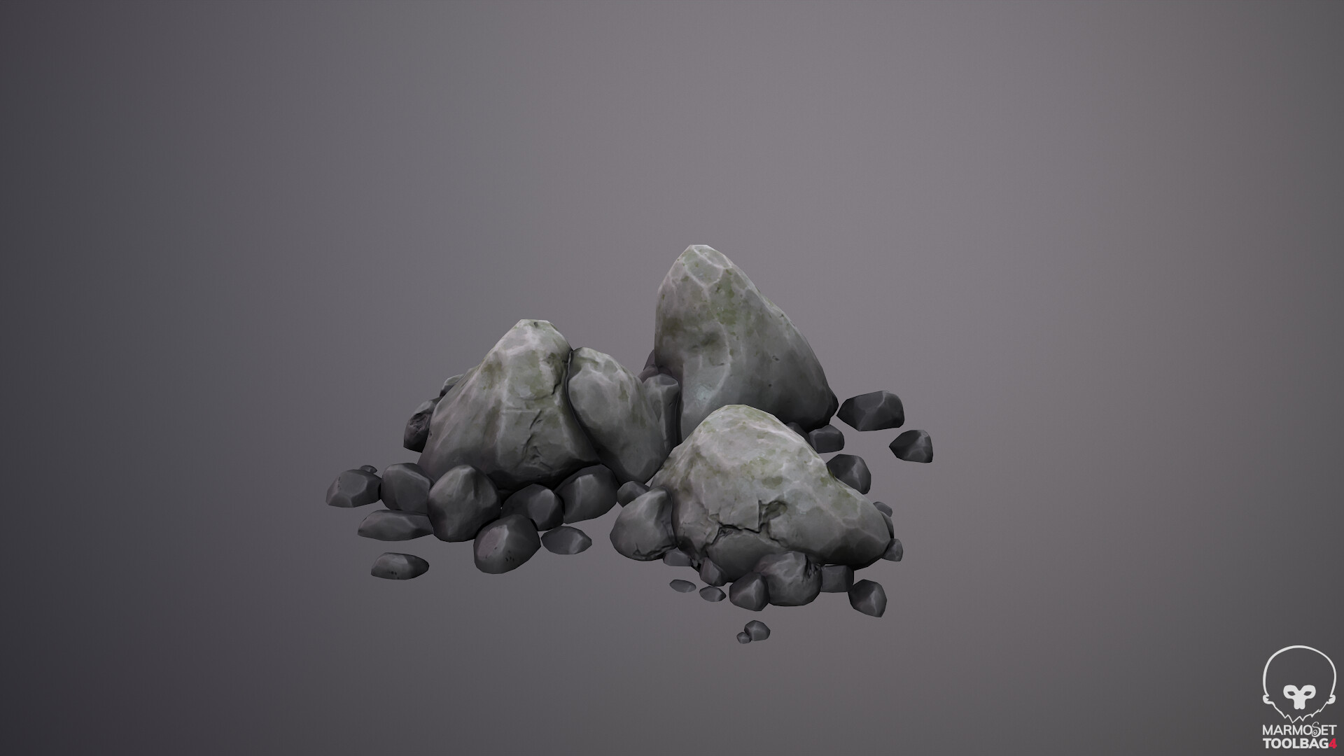 ArtStation - Stylized Rocks Props