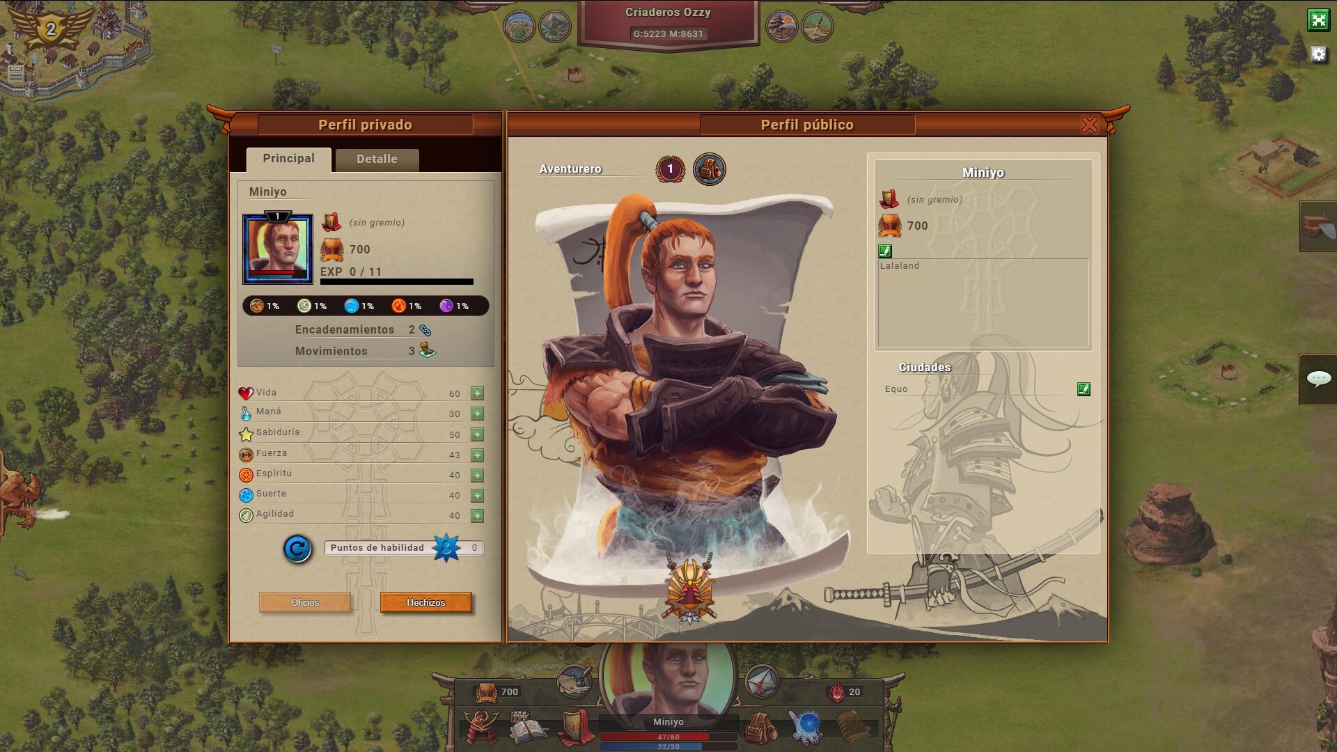 Diego Román - Buildings, maps, UI and animations of White Spell game