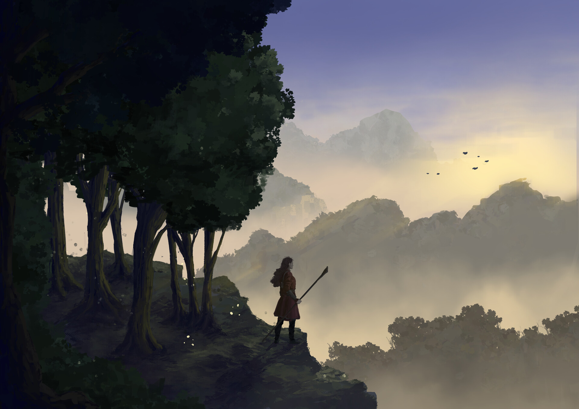 ArtStation - Early Morning fog