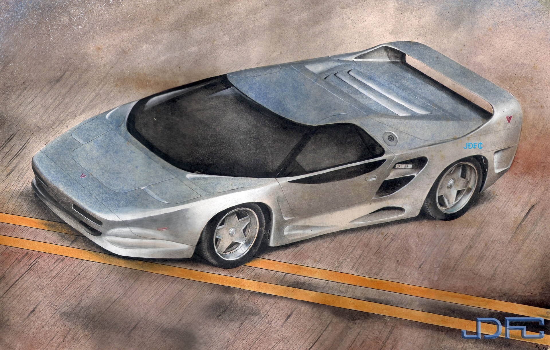 ArtStation - Vector WX-3 (1993): Watercolor