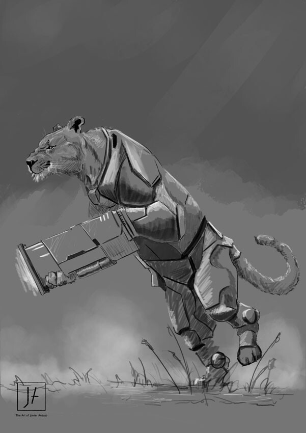 ArtStation - Tiger Warrior