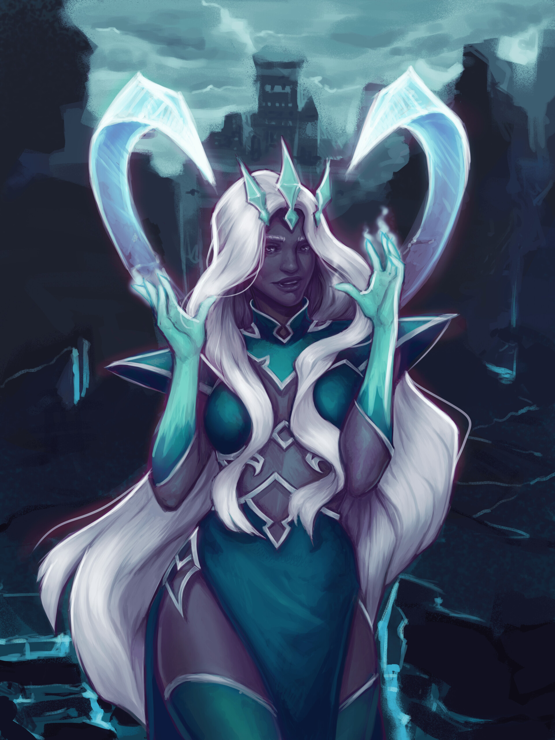 ArtStation - Karma (LoL) fanart