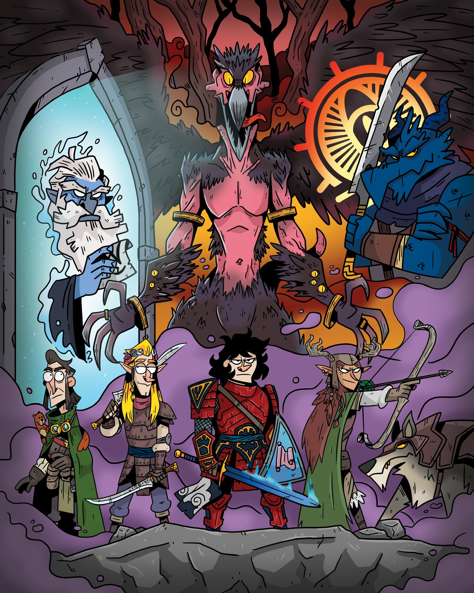 ArtStation - DnD Adventure commission